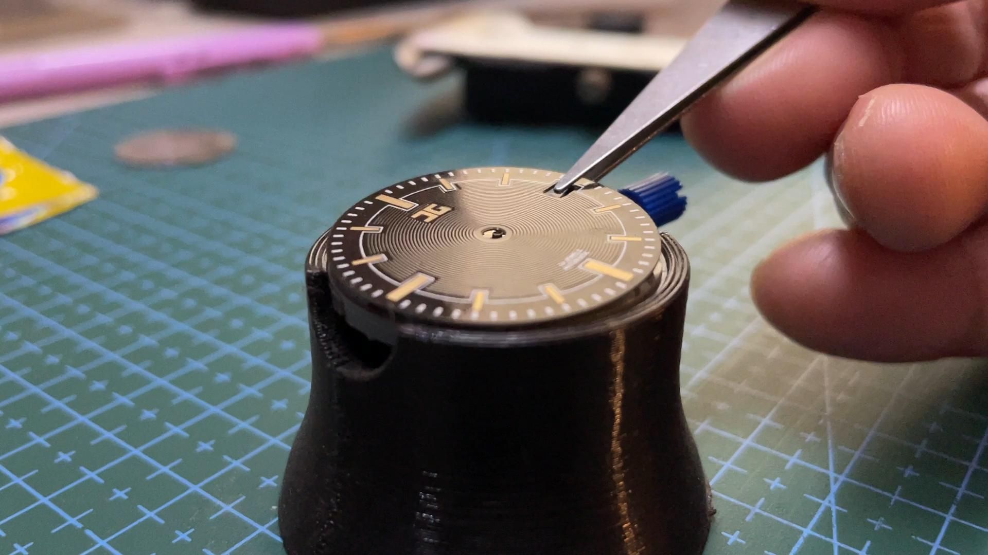 Watch Dial Using Printed Circuit Board (PCB) | DIY Mechanical Watch ...