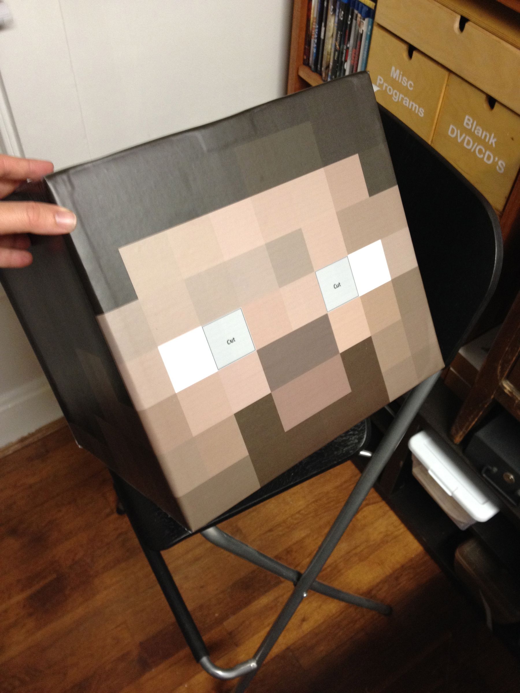 Minecraft Steve Stable Head Build : 10 Steps - Instructables