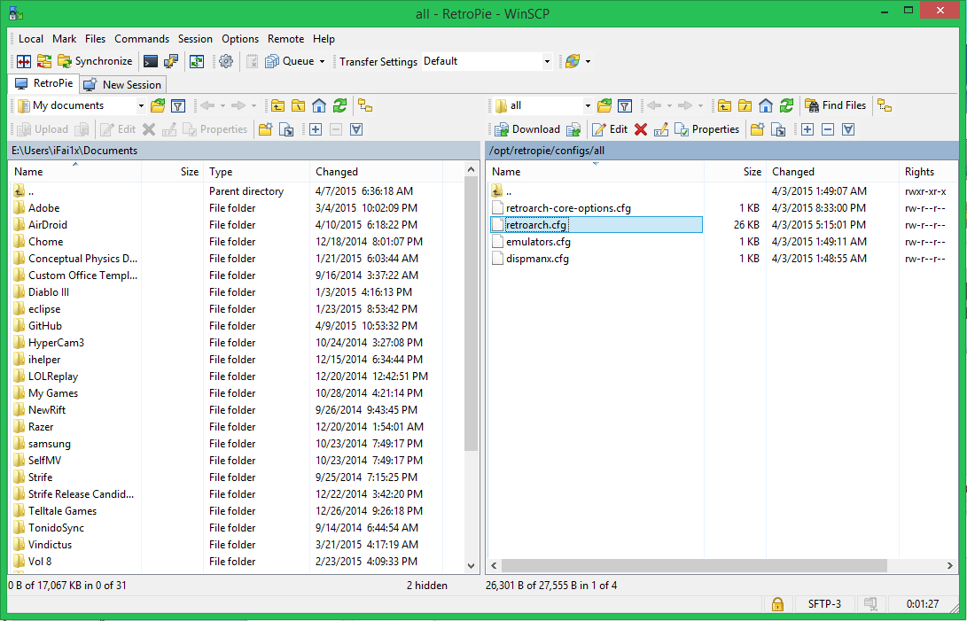 Installing RetroPie/EmulationStation Onto Raspberry Pi 2 Model B+ ...