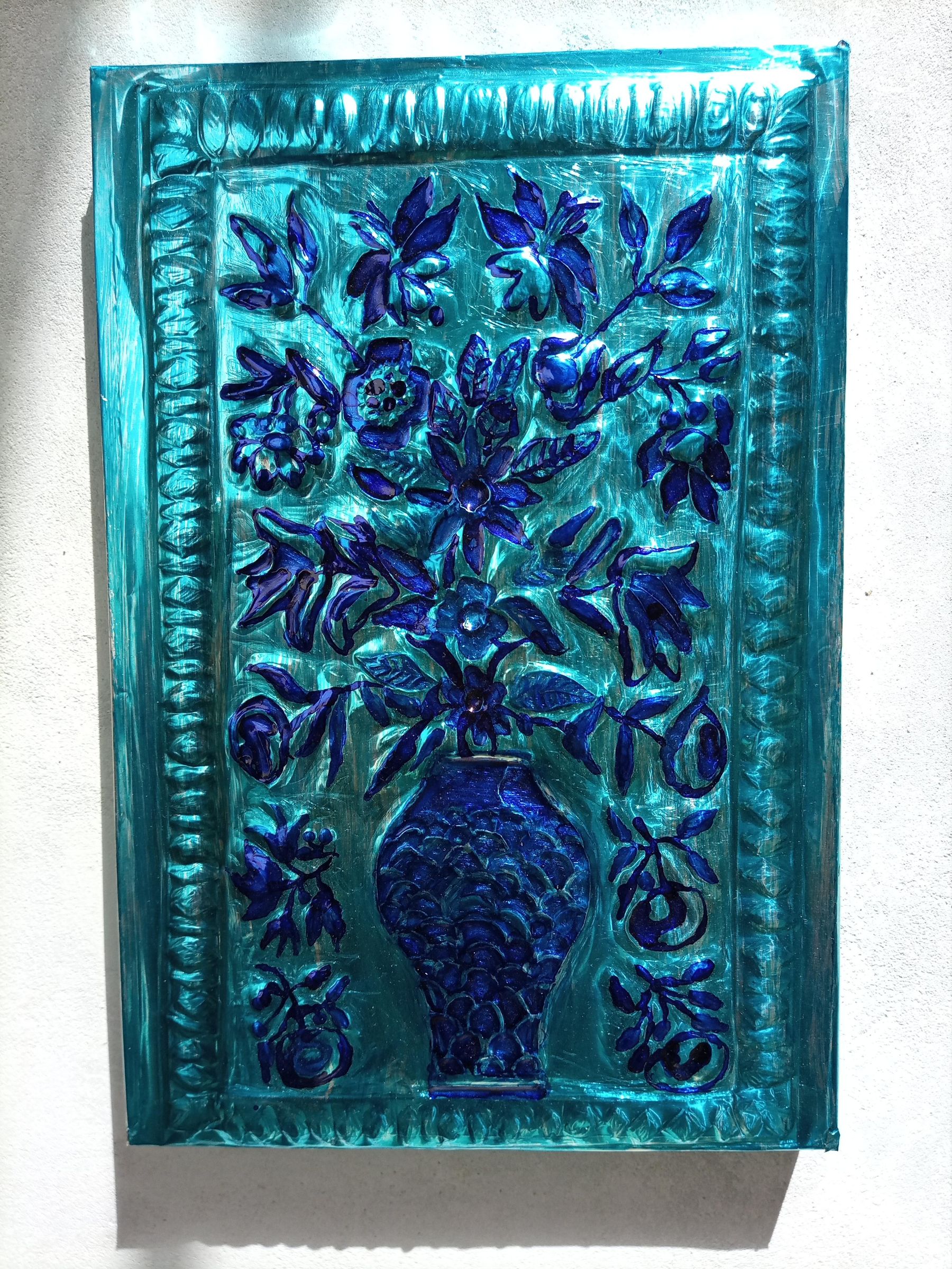 How to Make Embossed Painting|Metal Art : 4 Steps - Instructables