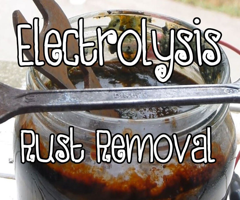 Electrolysis Rust Removal - DIY Tutorial : 3 Steps - Instructables