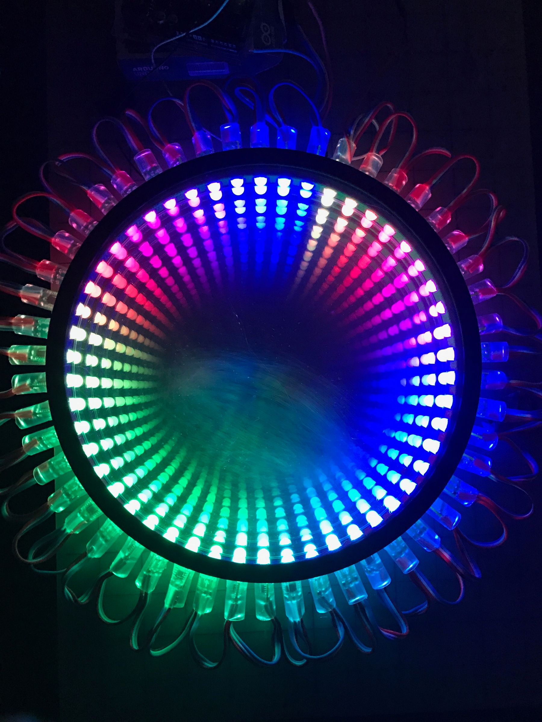 Warping Infinity Mirror : 4 Steps (with Pictures) - Instructables