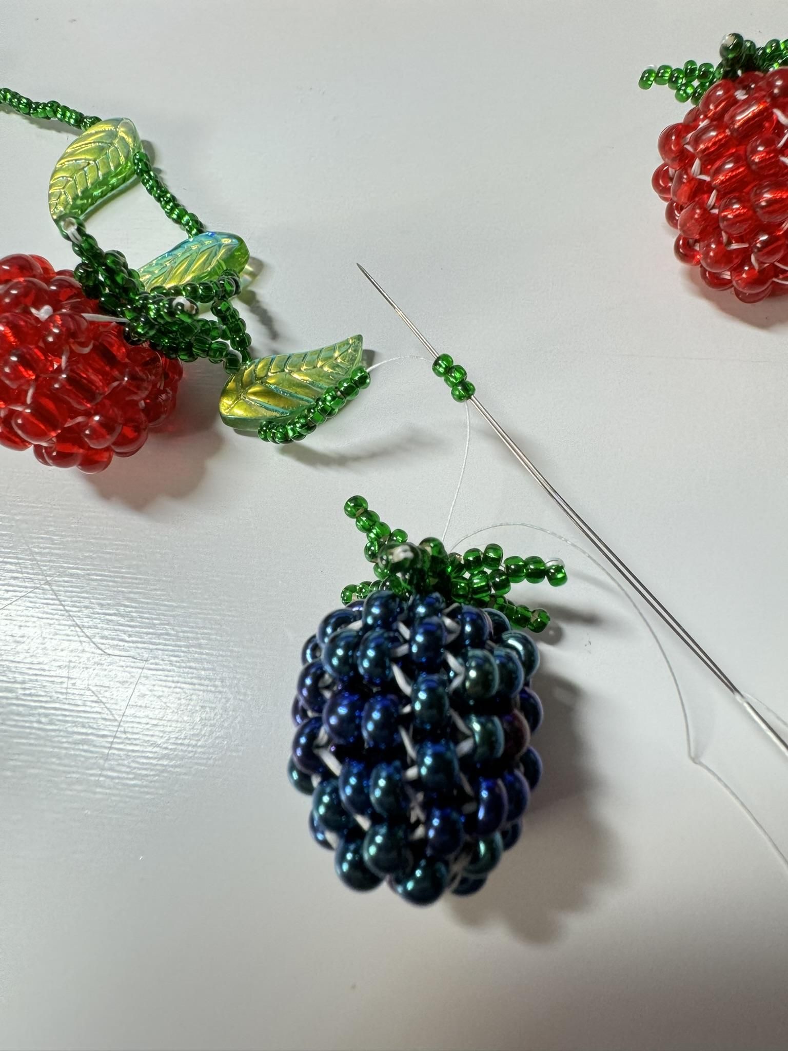 Beaded Raspberry Necklace : 18 Steps (with Pictures) - Instructables