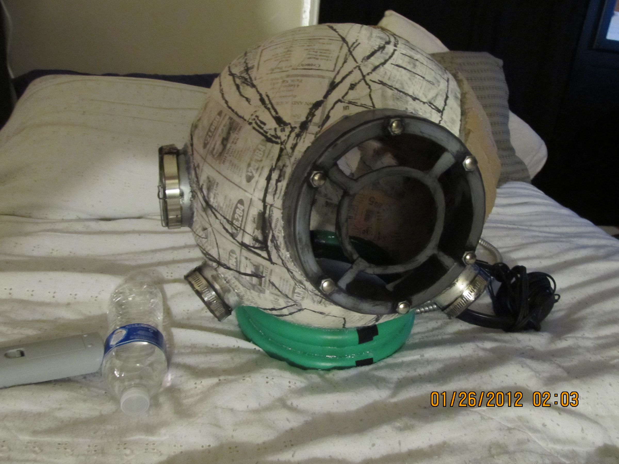 How To: Big Sister, Bioshock 2 Helmet/Lamp : 14 Steps (with Pictures ...