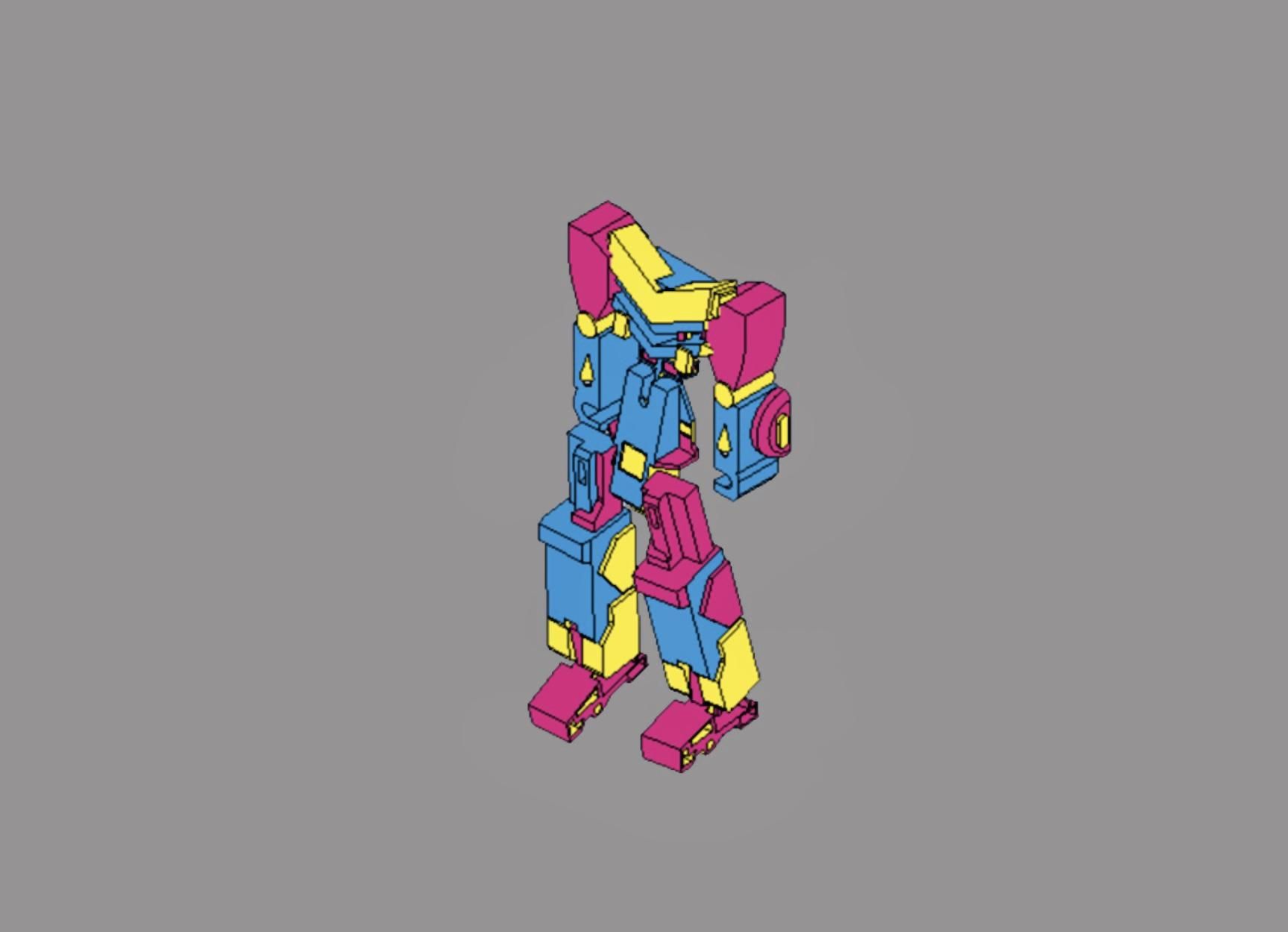Tri-Colored Mech Robot : 5 Steps - Instructables