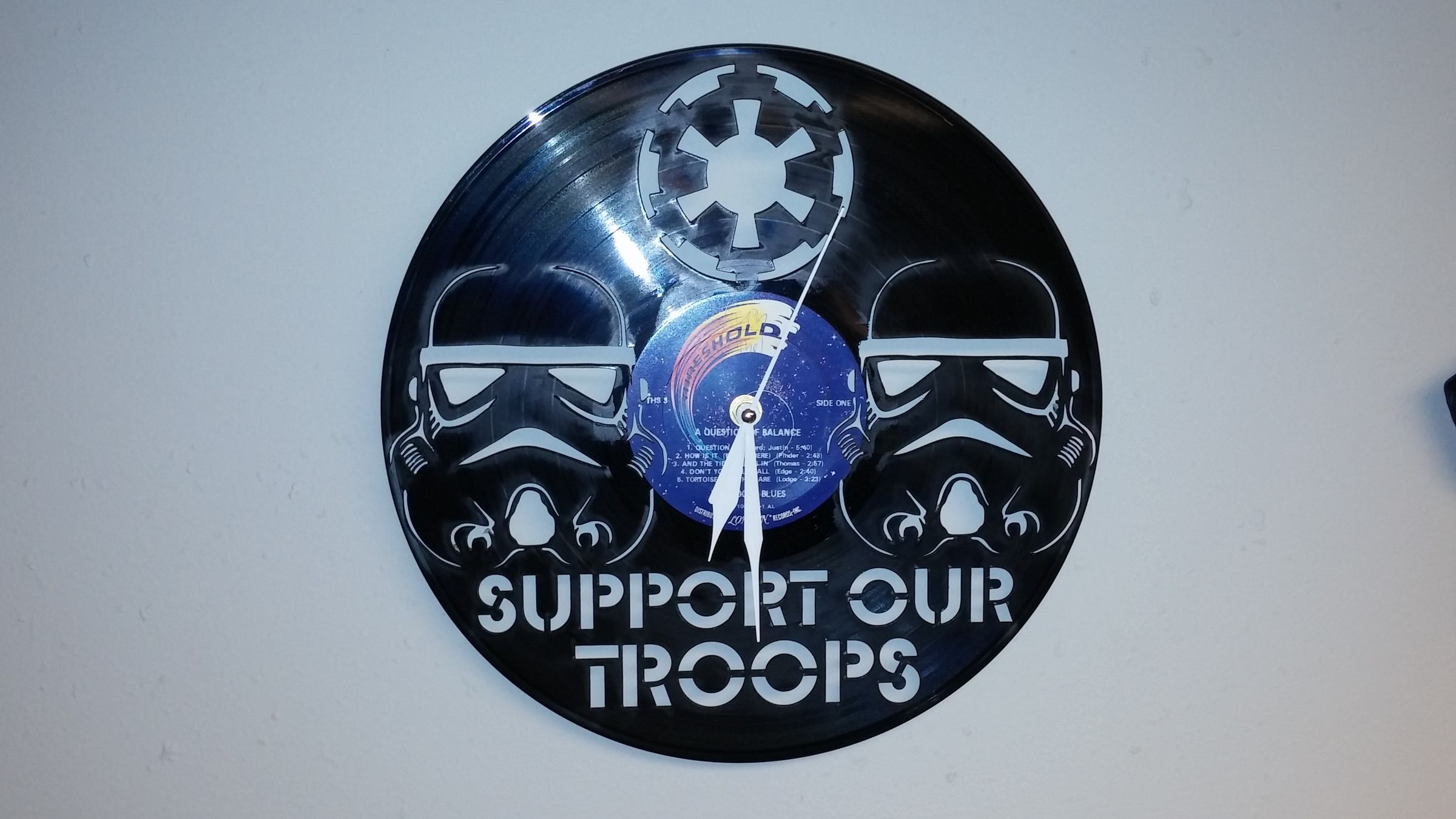 Star Wars Record Clock : 6 Steps (with Pictures) - Instructables