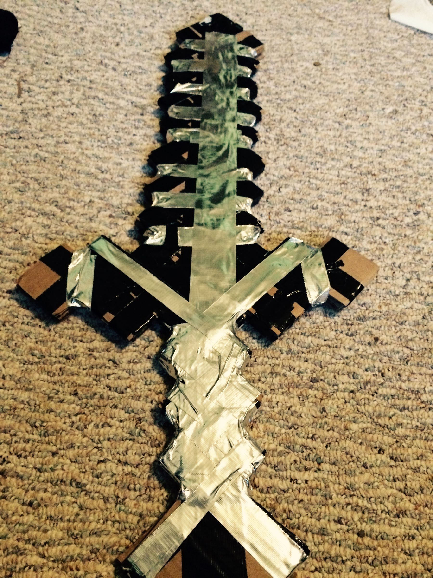Cardboard and Duck Tape Sword : 4 Steps (with Pictures) - Instructables