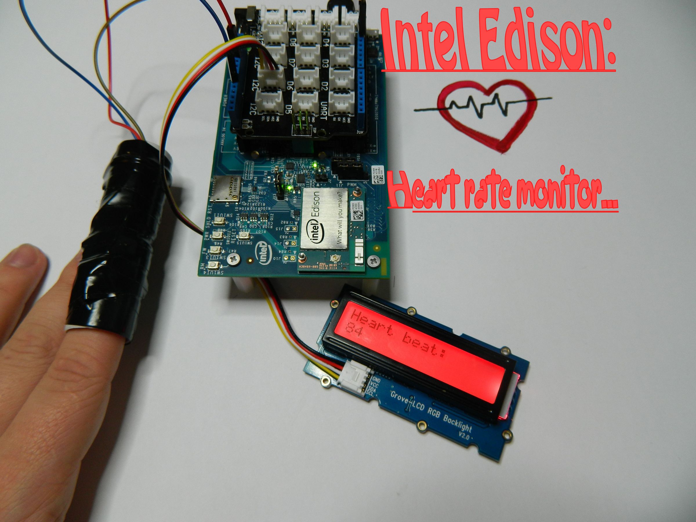 Intel Edison: Heart Rate Monitor : 4 Steps - Instructables
