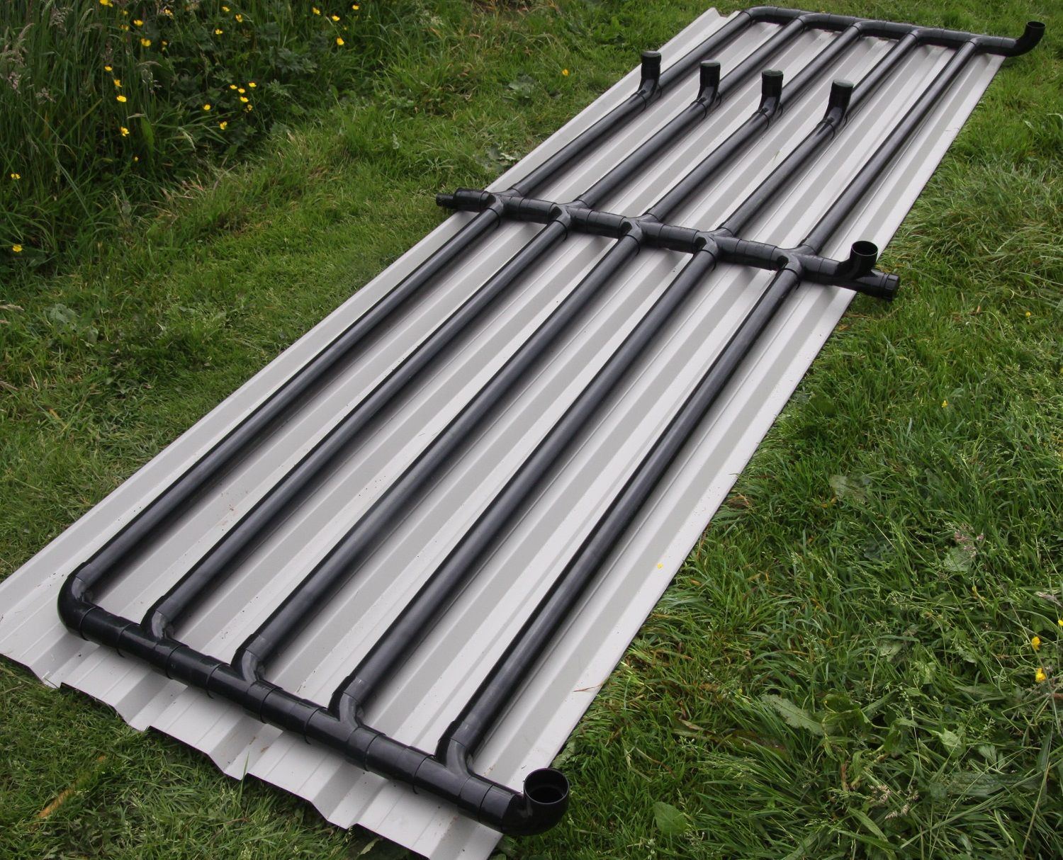 Automated Solar Hot Water Power Shower Using Black Plastic Pipes : 18 ...