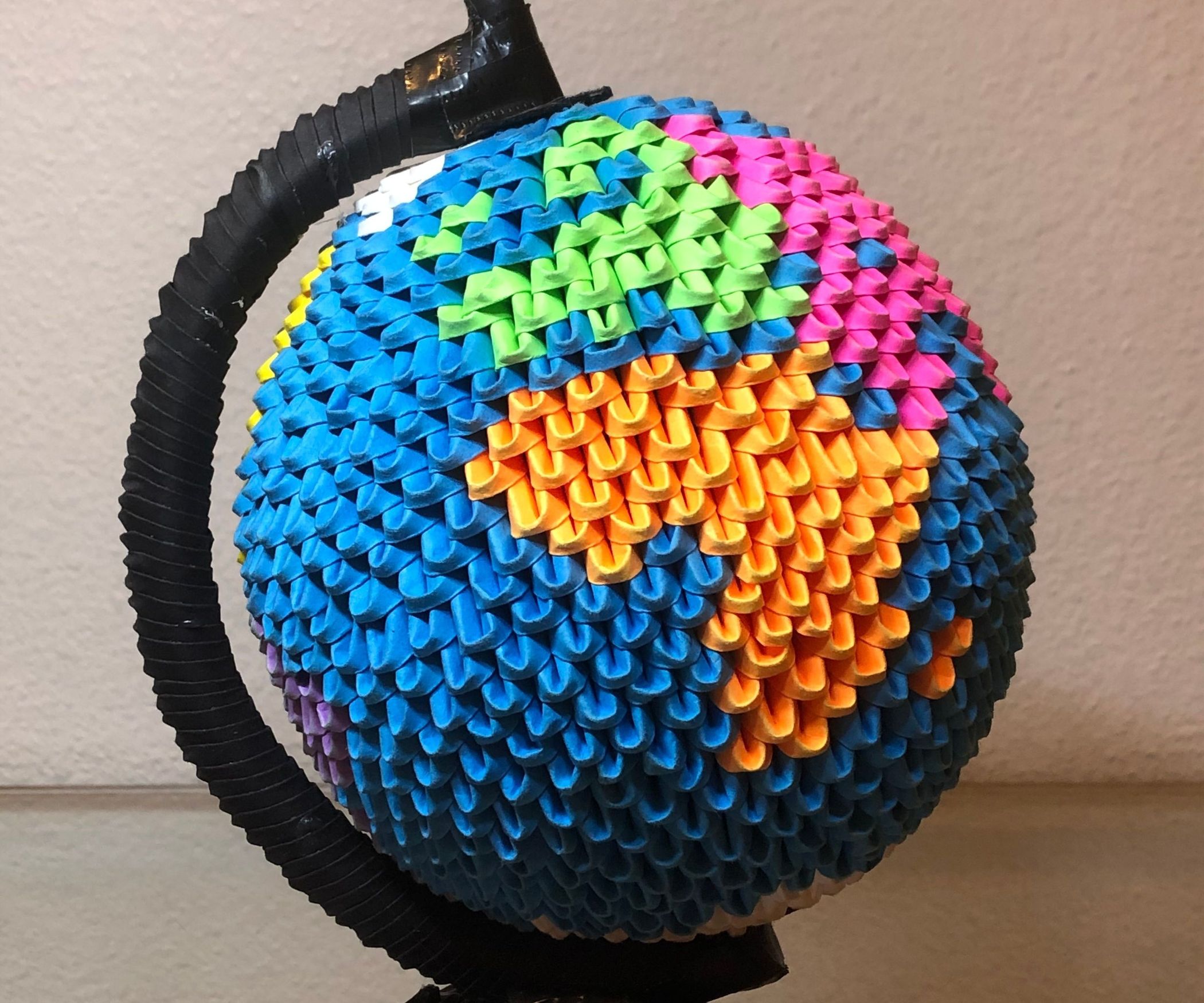 Origami Globe : 10 Steps (with Pictures) - Instructables