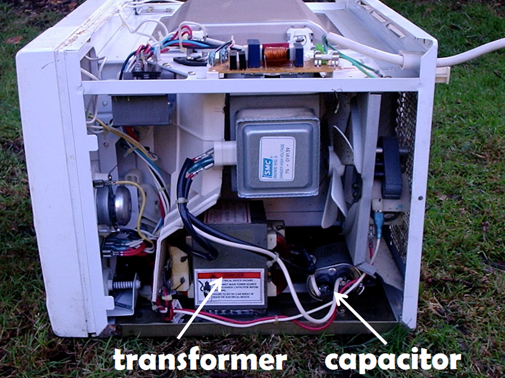 Microwave Transformer Electromagnet : 11 Steps (with Pictures ...