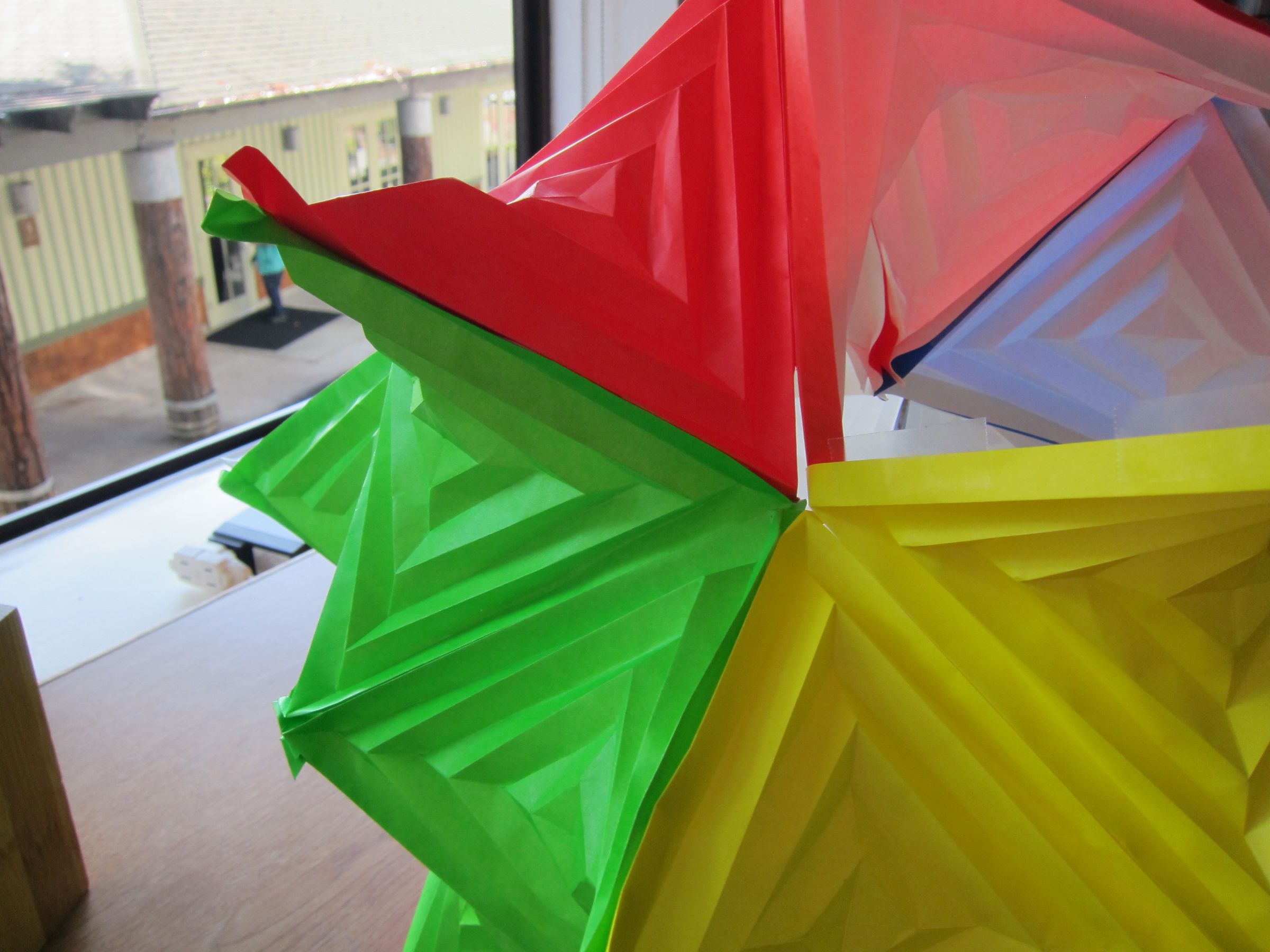 Paper "Cube" Made of Hyperbolic Paraboloids - Modular Math Origami : 7 ...
