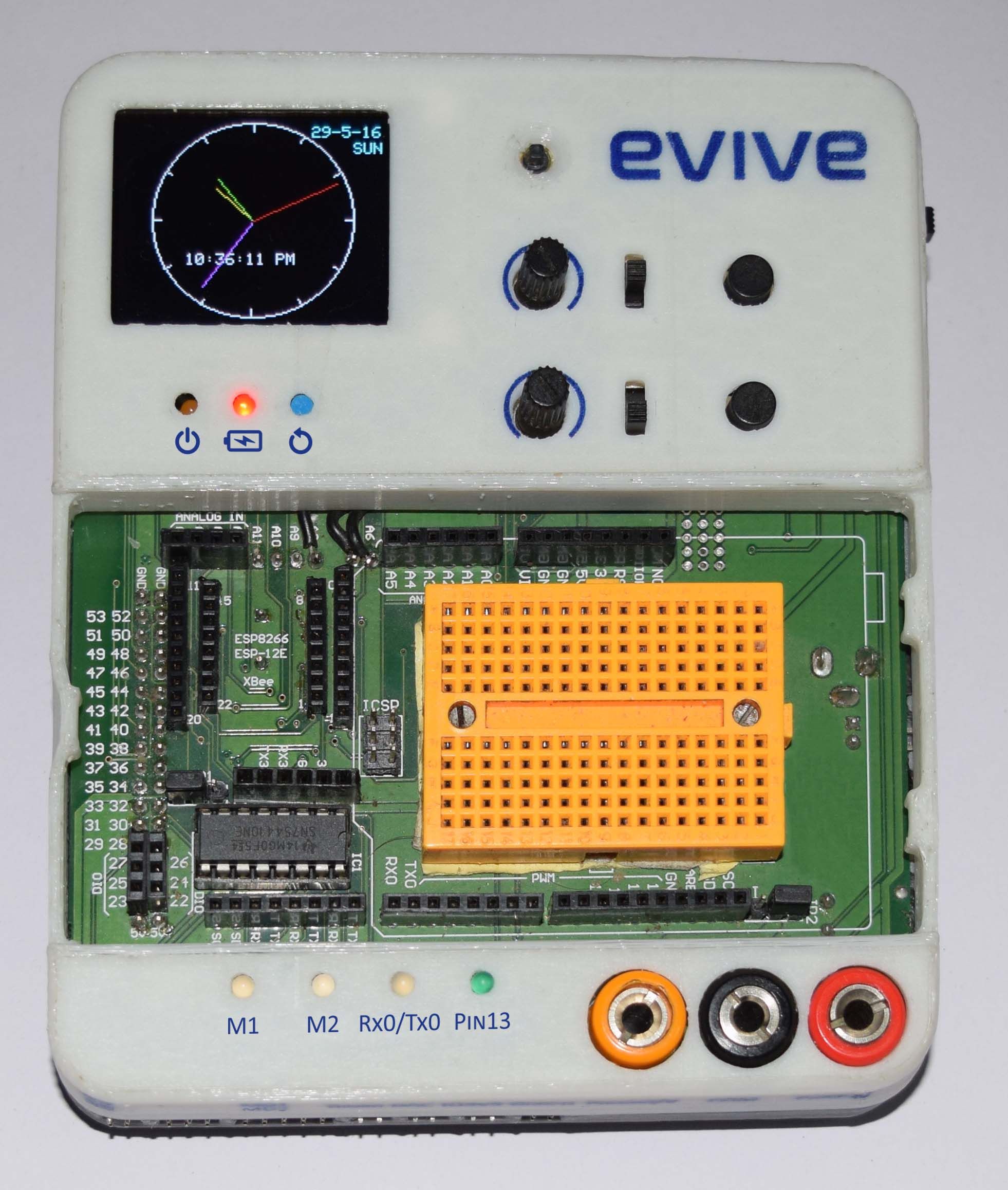 Alarm Clock With Evive (Arduino Powered Embedded Platform) : 5 Steps - Instructables