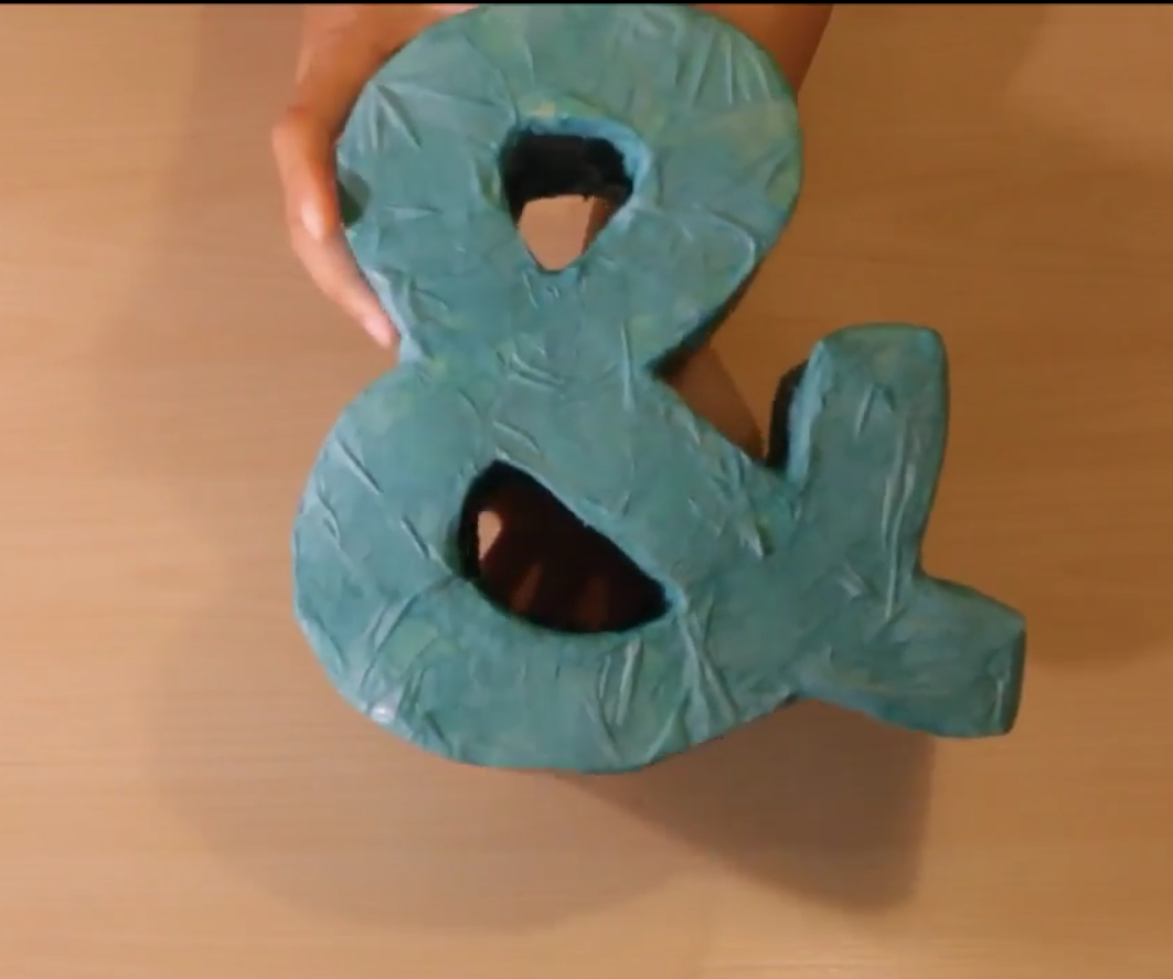 Big Toilet Paper Roll Letters to Decorate the House - Instructables