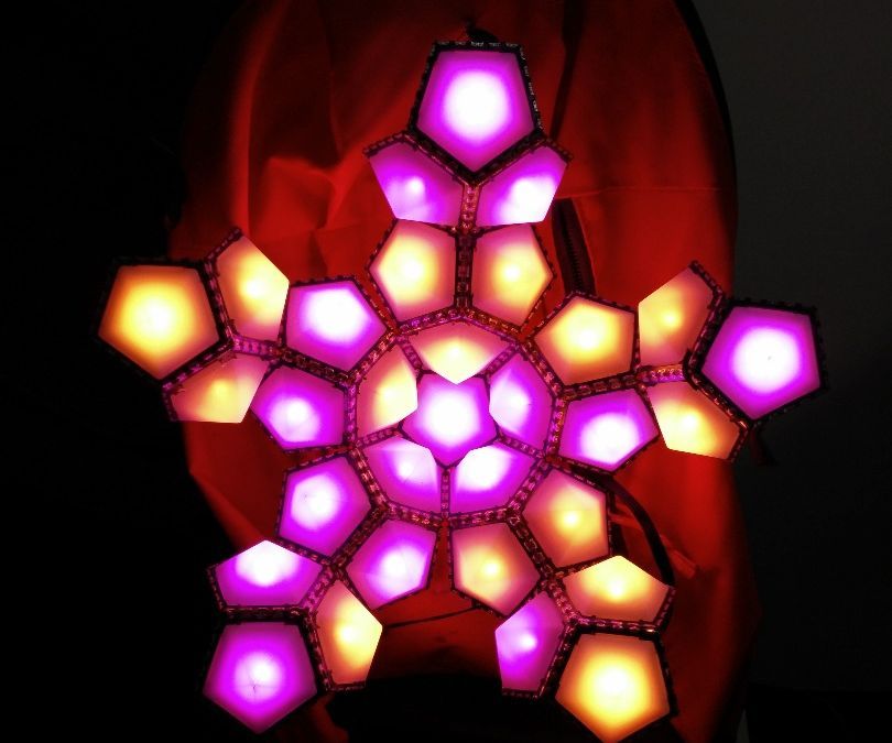 Blinkytile Flower Backbag : 6 Steps (with Pictures) - Instructables