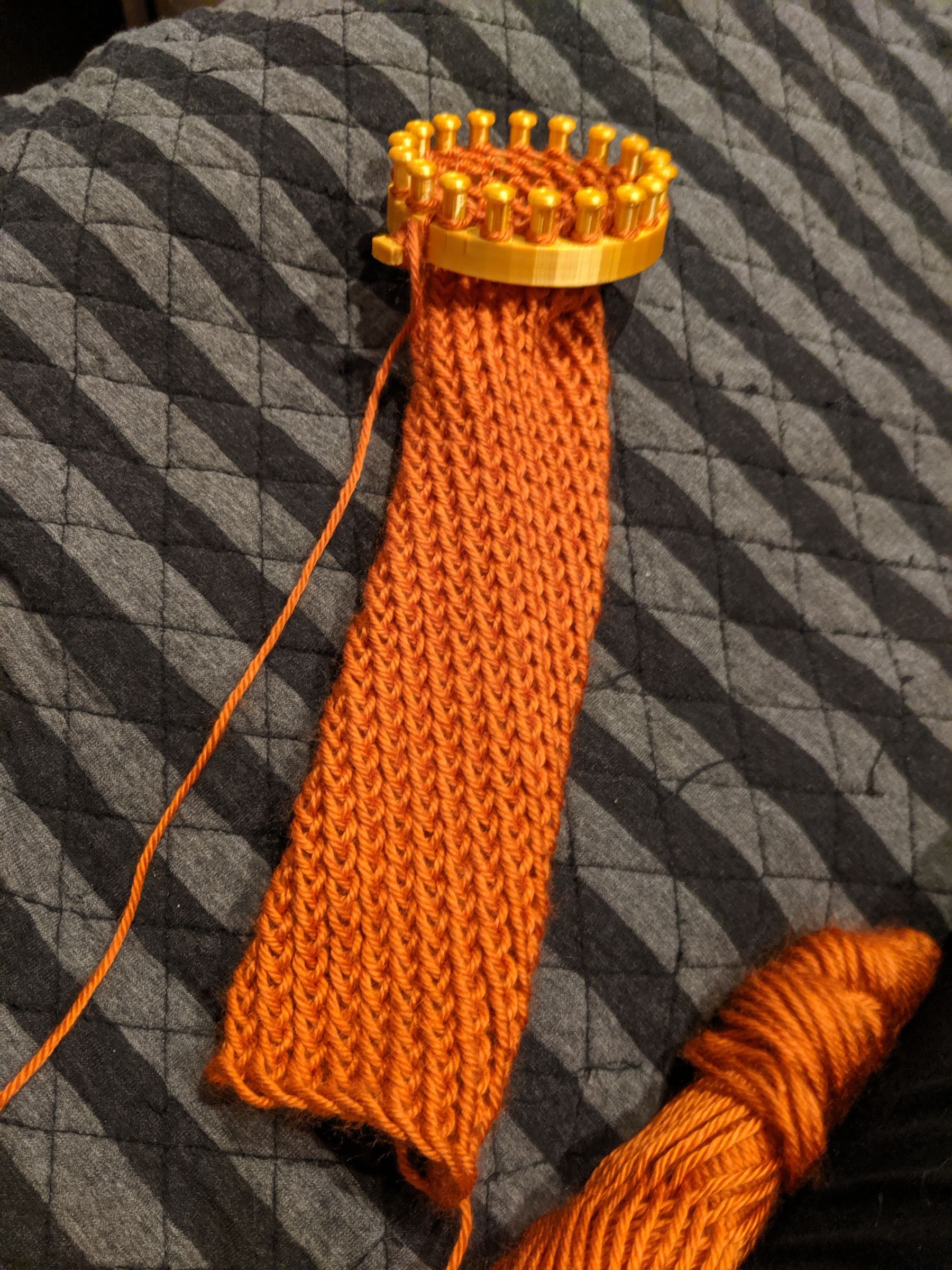 3D-Printed Loom Knit Scarf : 11 Steps (with Pictures) - Instructables