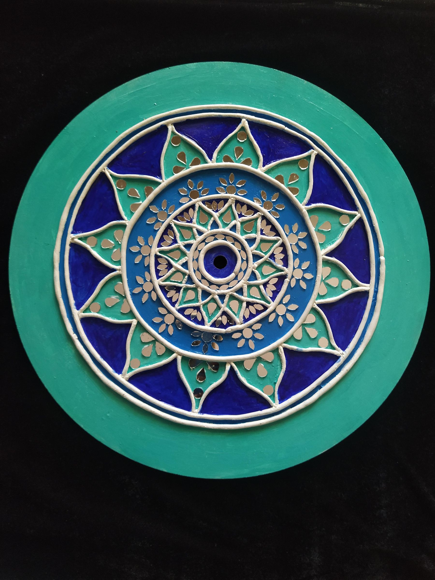 Blue Lippan Art Wall Clock : 24 Steps (with Pictures) - Instructables