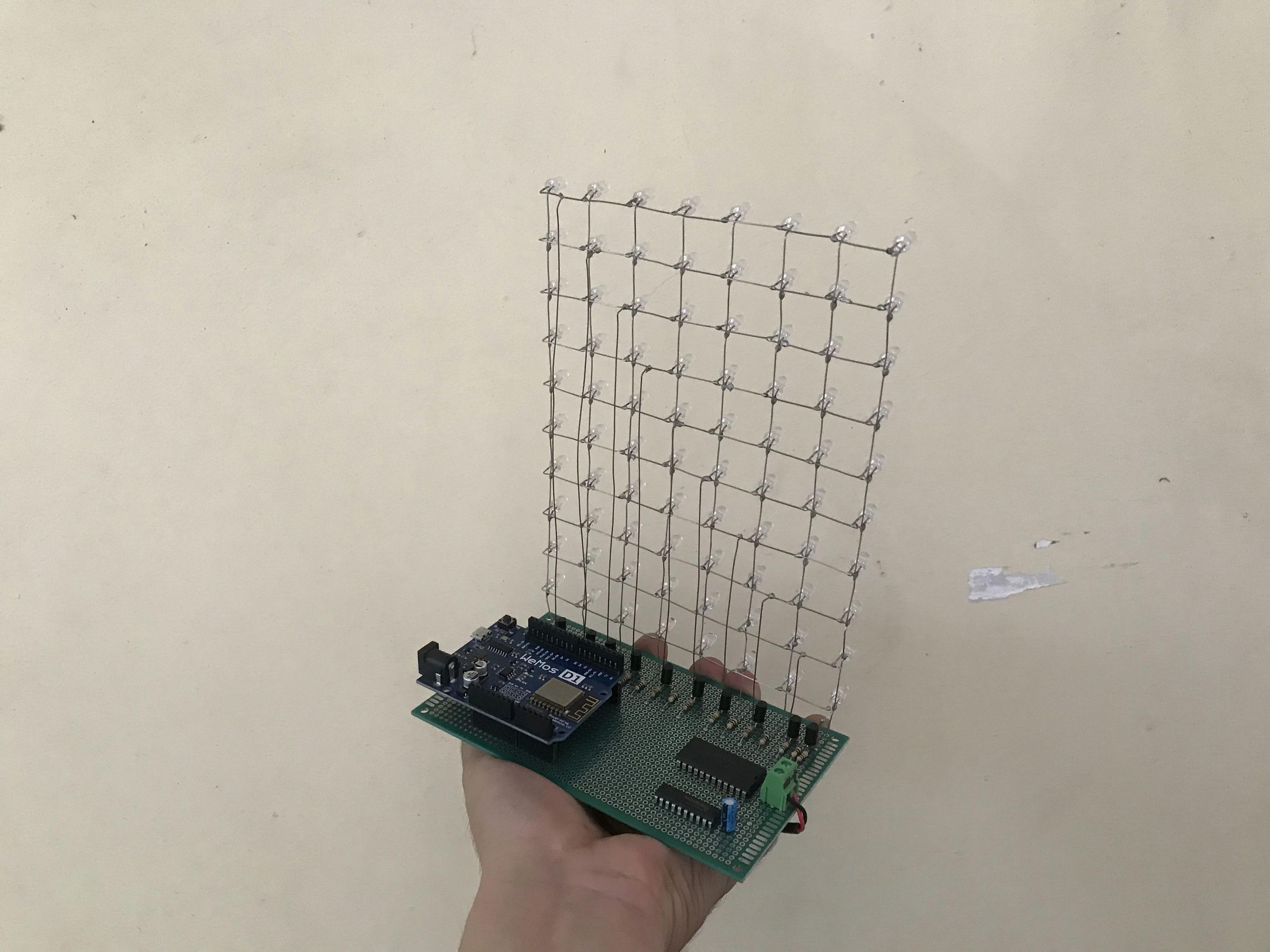 SEE-THROUGH LED MATRIX WITH WASHERS : 6 Steps (with Pictures ...