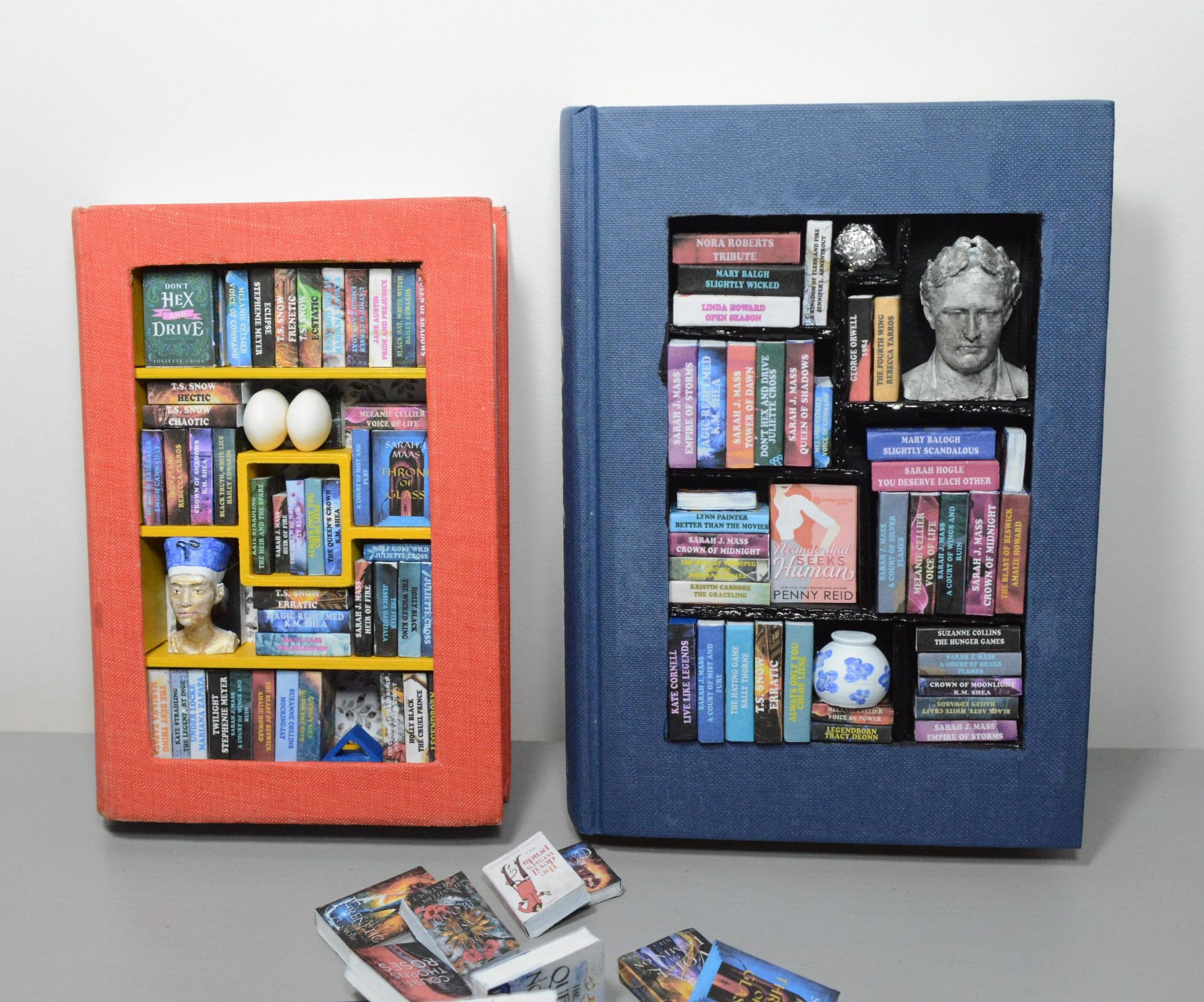 Miniature Library - How to Make a Tiny Bookcase : 13 Steps (with ...