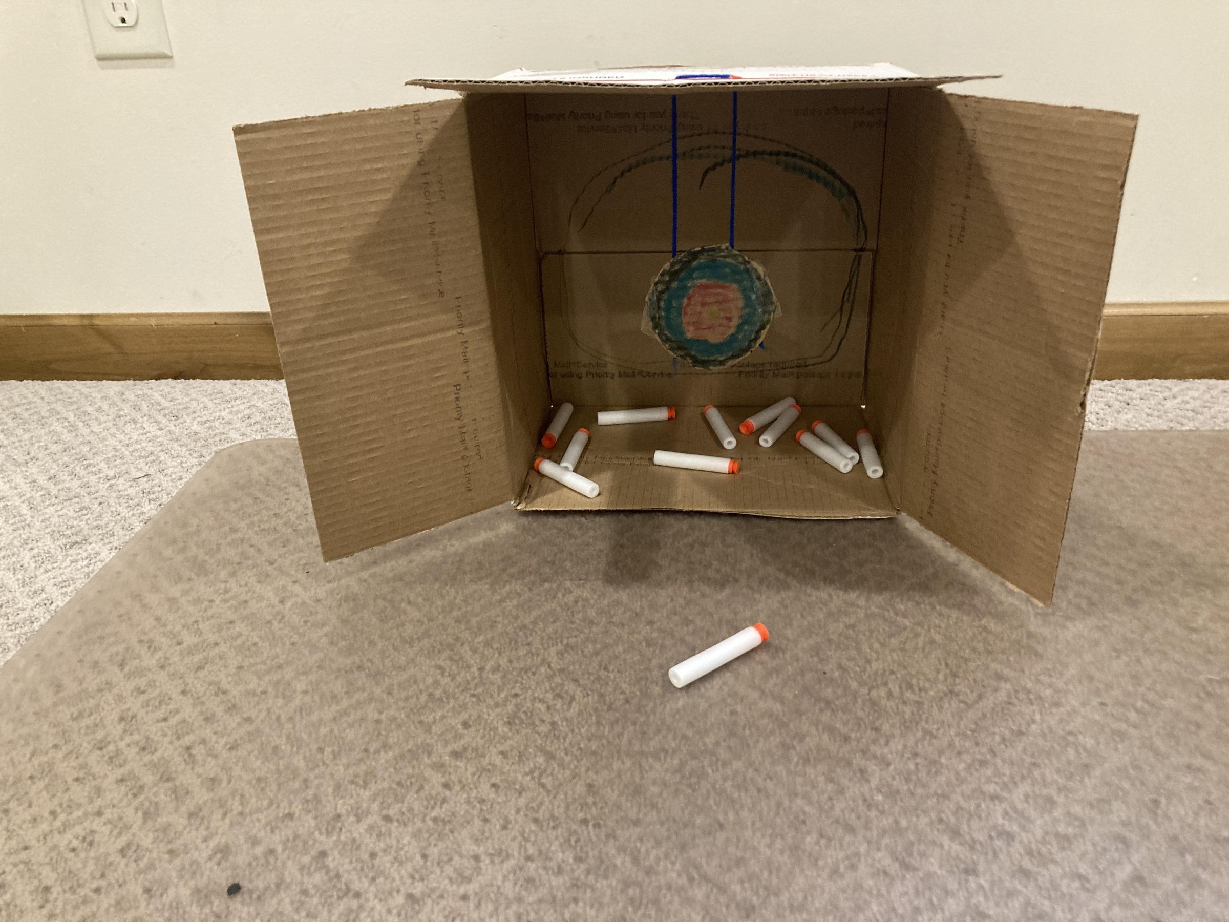 Nerf Gun Cardboard Target Box : 7 Steps - Instructables