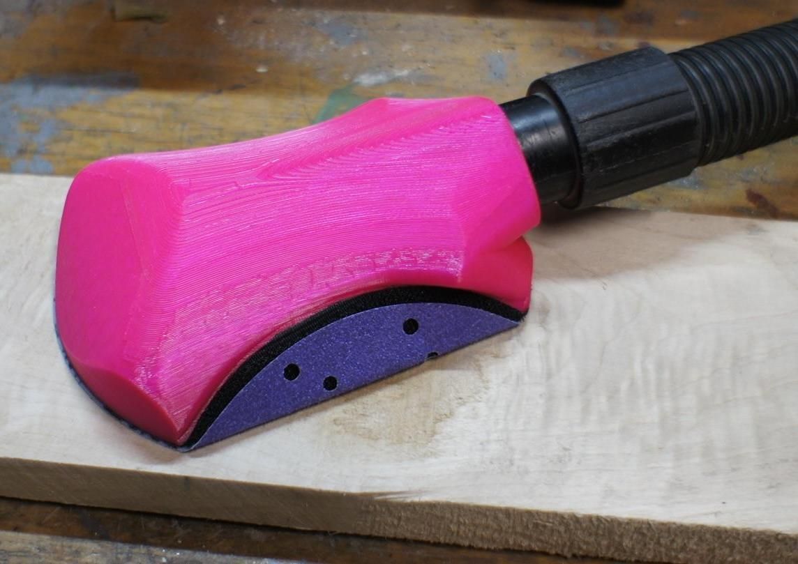 Hand Sanding Block With Dust Extraction : 8 Steps (with Pictures ...