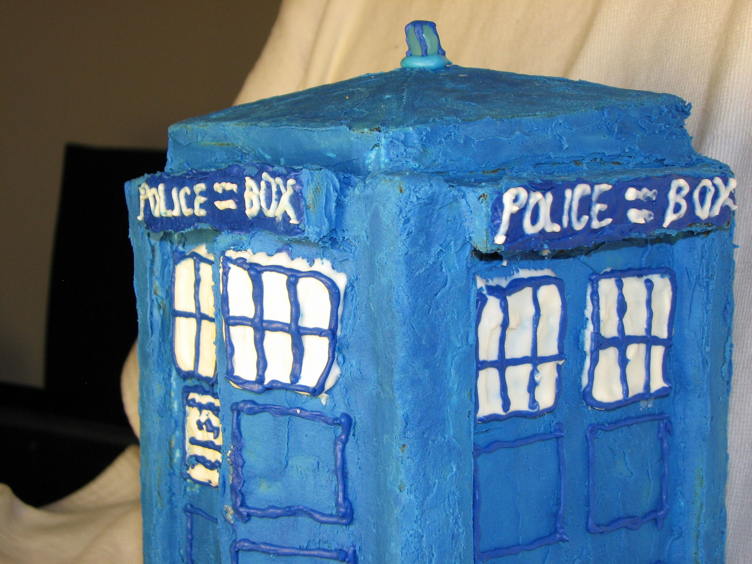 How to Make a Gingerbread Tardis (with Doctor) : 10 Steps (with ...