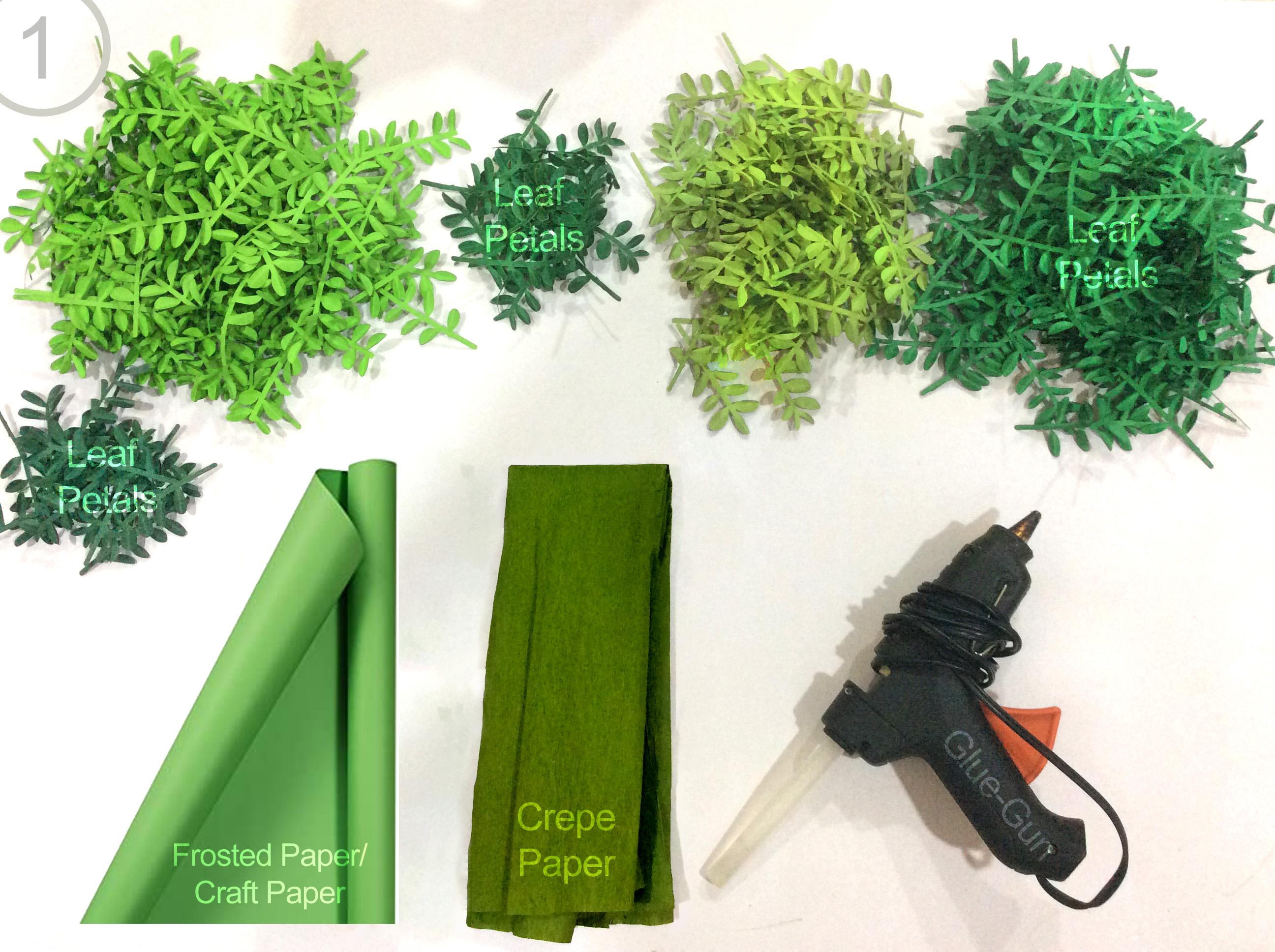 How To Make Grass Using Crepe Paper