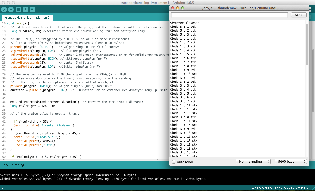 Count Objects Using Arduino and Ultrasonic Sensor on a Production ...