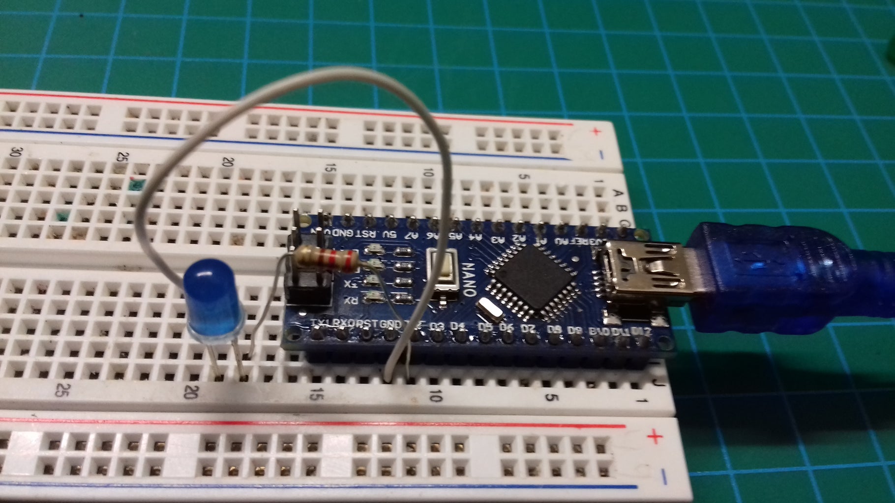 How To Wire An Arduino With A Led Como Conectar Un Arduino Con Un Led 4 Steps With Pictures