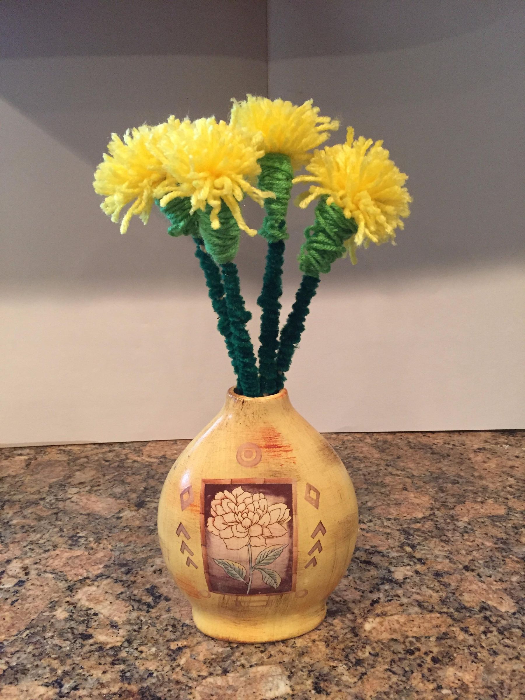 Yarn Flowers : 5 Steps - Instructables