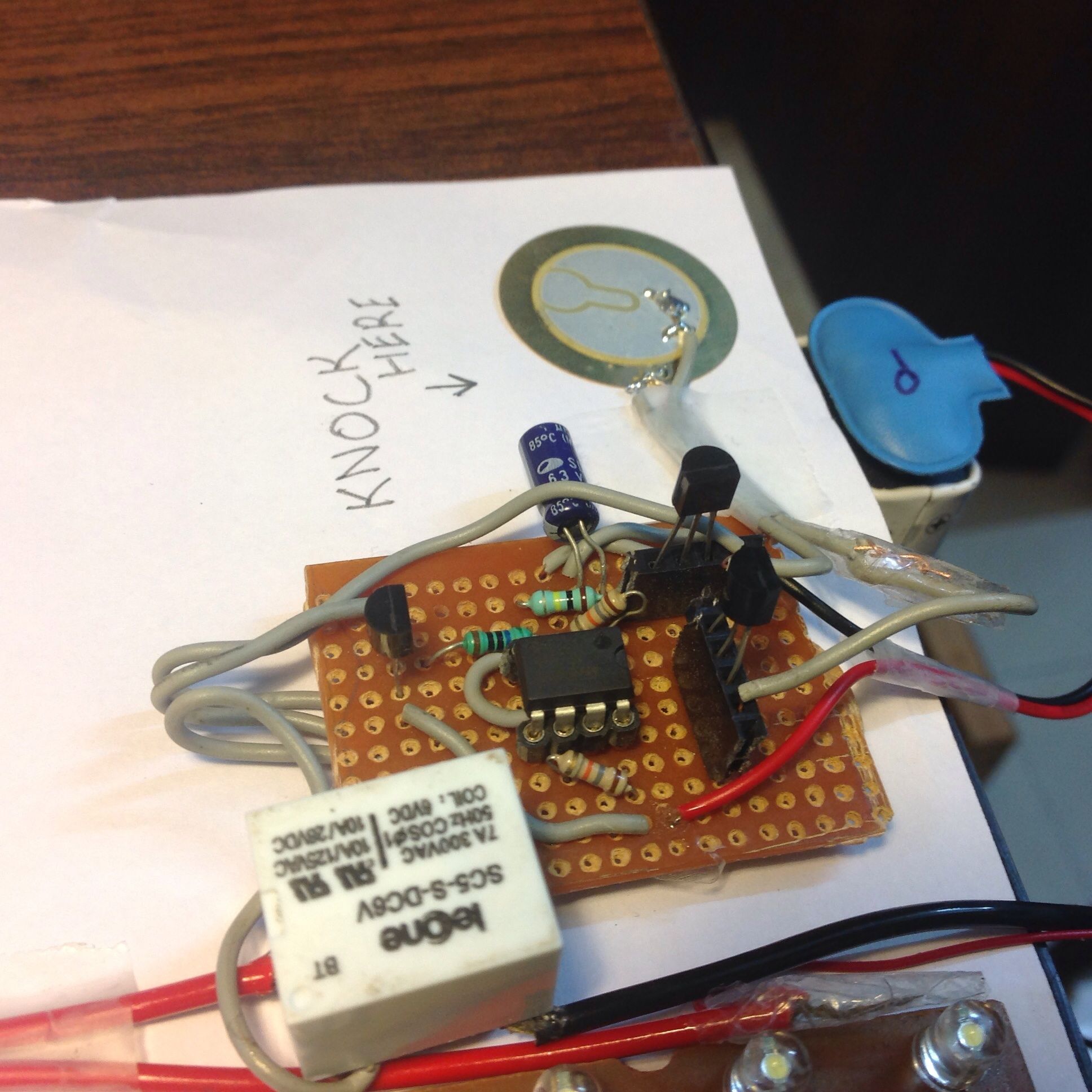 Piezo Touch Circuit