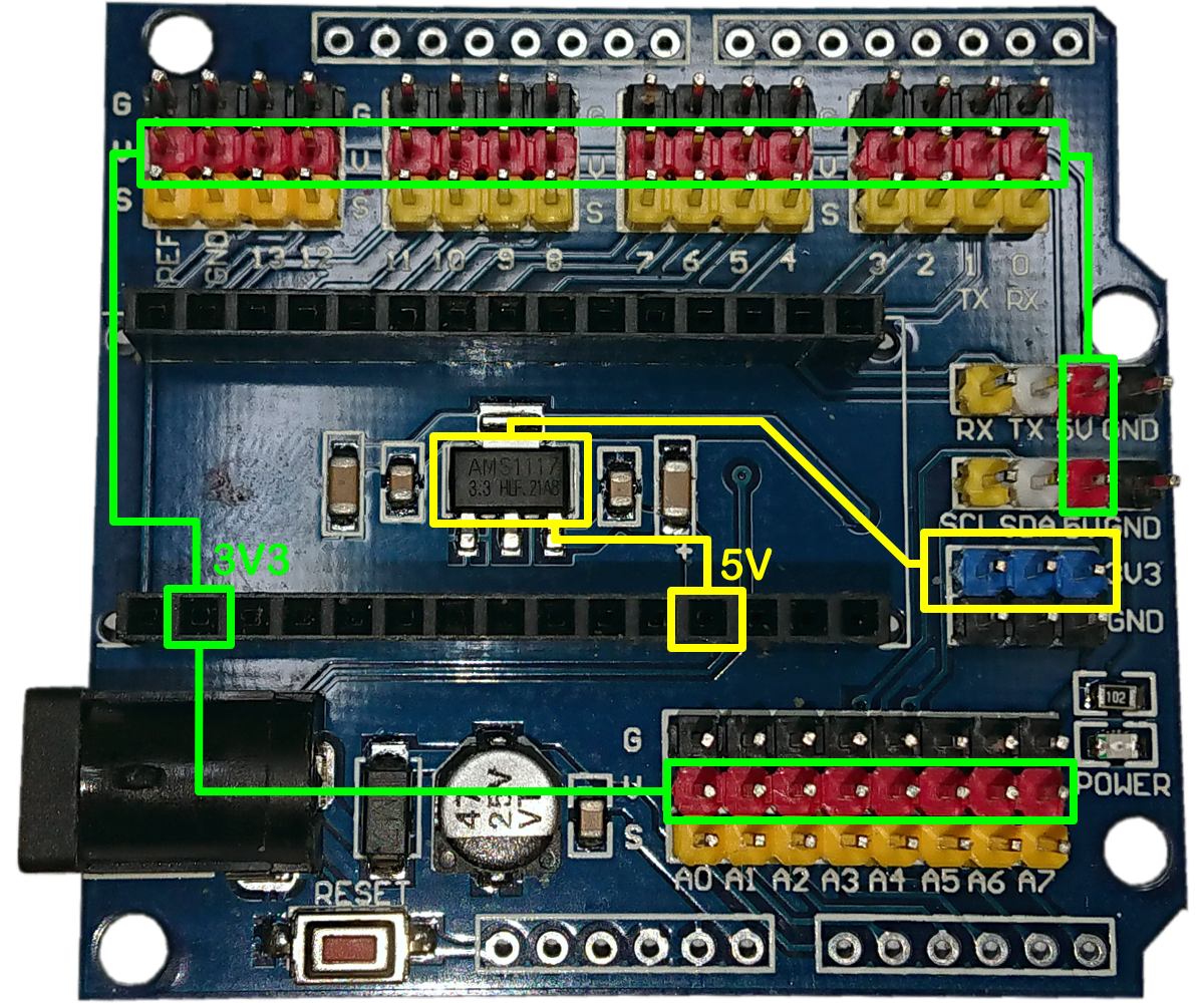 Convert a 5 Volts NANO Breakout Board to 3.3 Volts. : 7 Steps ...