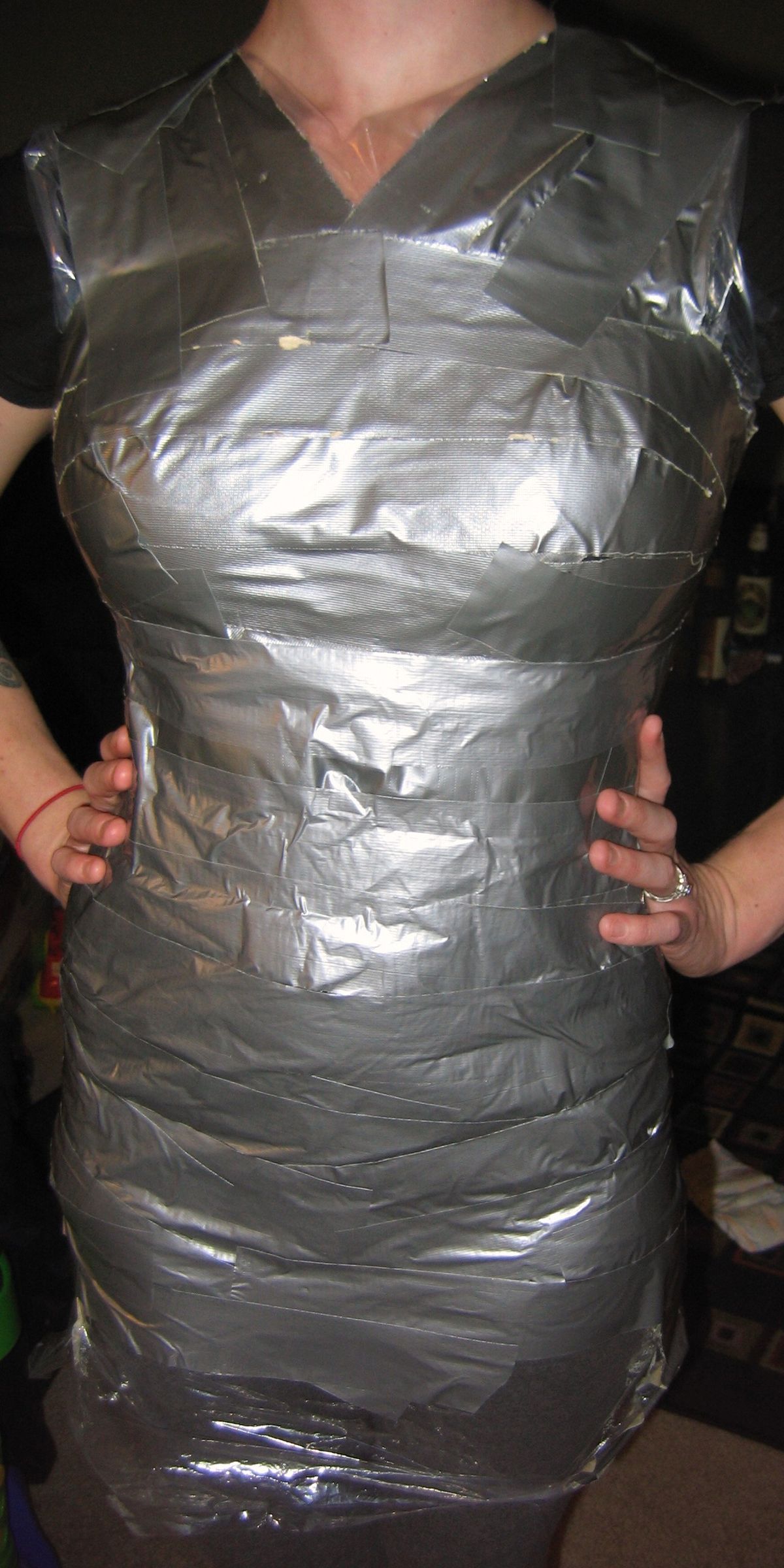 Hanging or Tabletop Duct Tape Dress Form With Easy Alterations : 17 ...