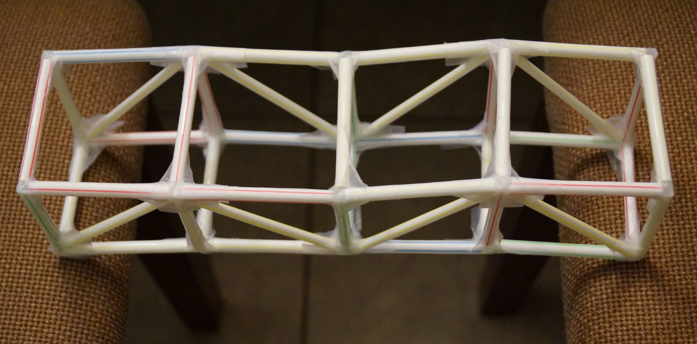 Truss Bridge 2 – Straws & Tape (A Challenge Project) : 6 Steps ...