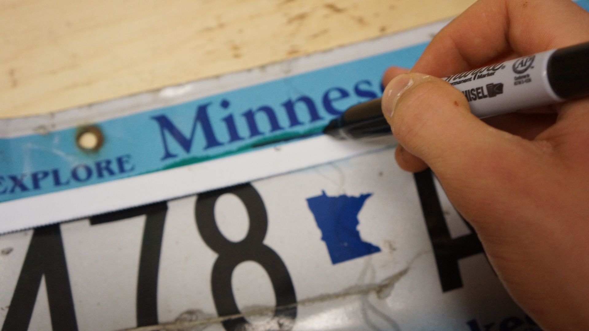 Upcycled License Plate Bike Badge : 7 Steps (with Pictures) - Instructables