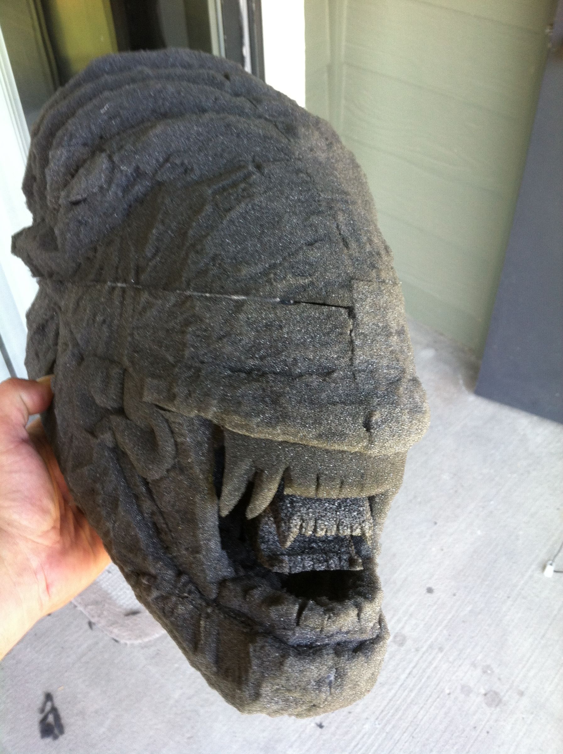 Xenomorph Alien Head Foam Sculpture - Instructables