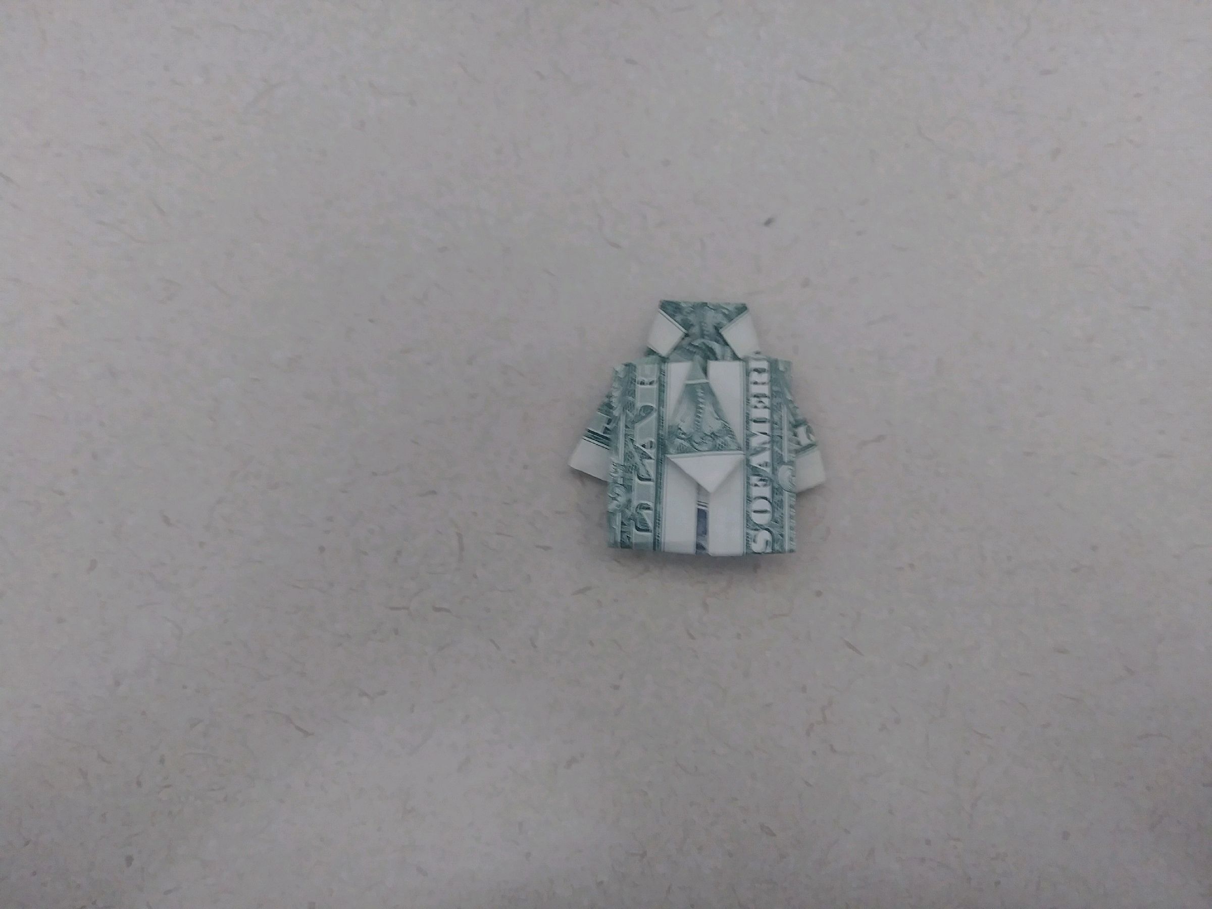 How to Make a Dollar Bill Shirt (with a Tie) : 14 Steps - Instructables