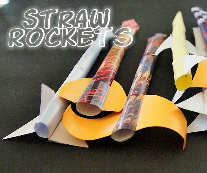 Straw Rockets : 8 Steps (with Pictures) - Instructables