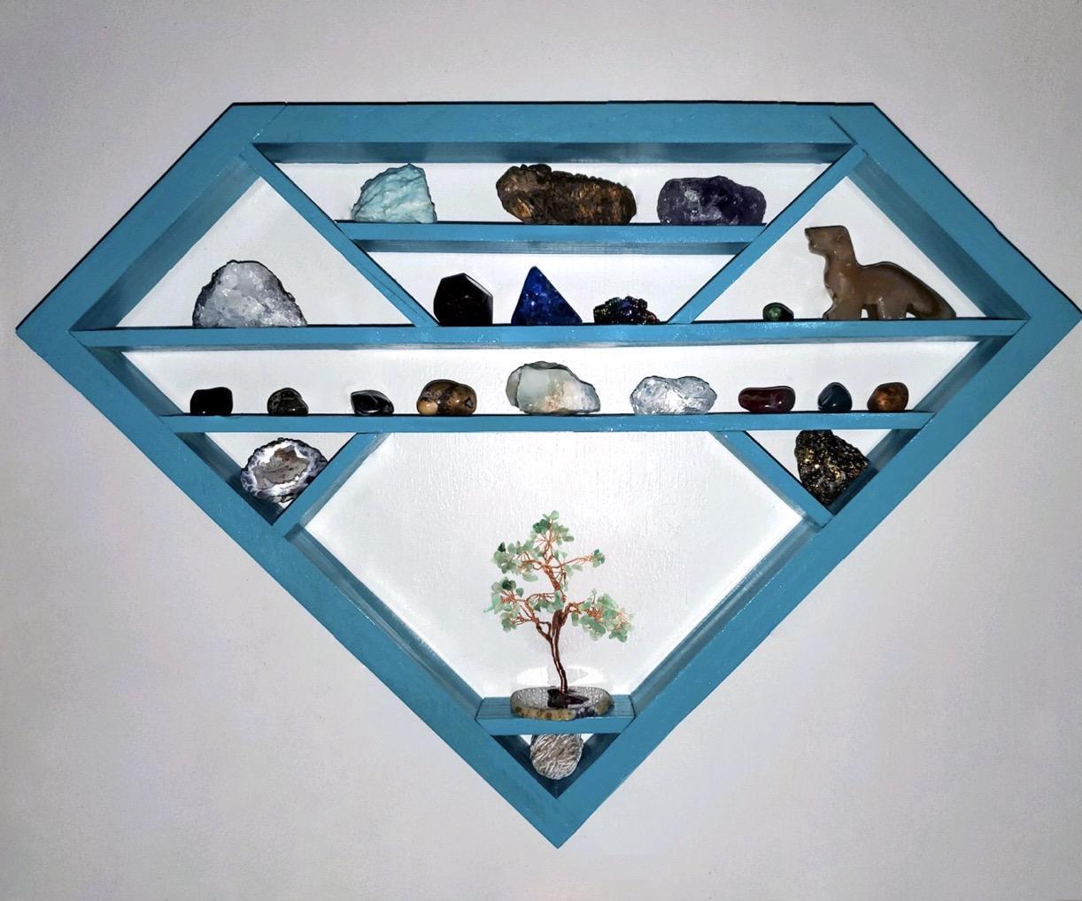 Diamond Shaped Rock Shelf : 4 Steps (with Pictures) - Instructables