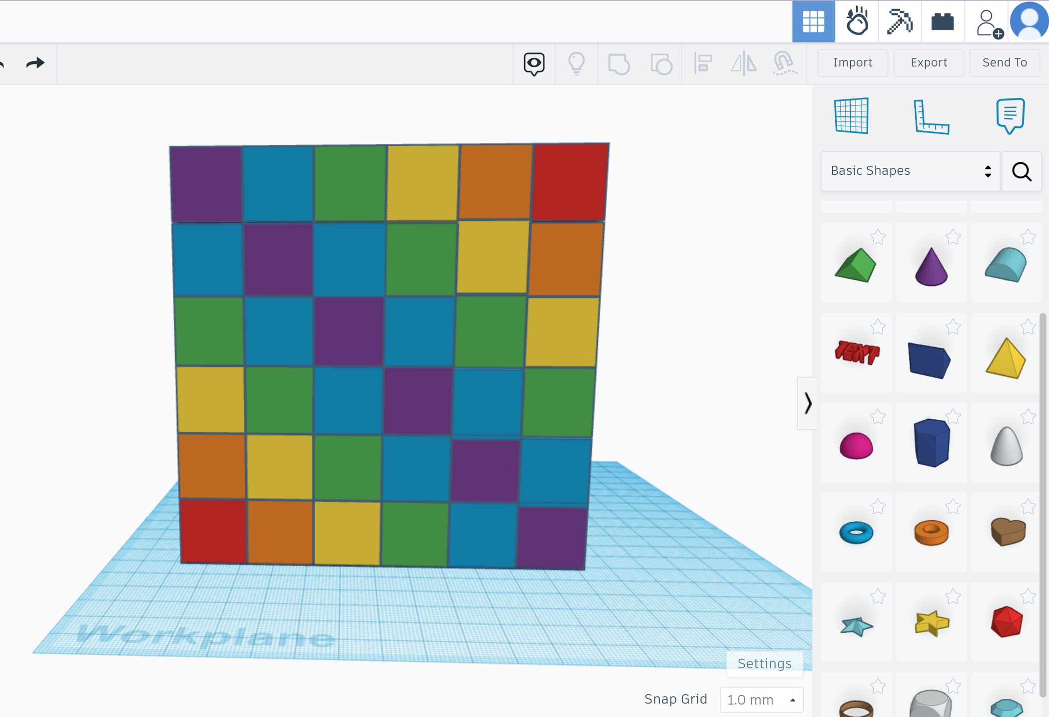 Rainbow Blocks With Tinker Cad : 4 Steps - Instructables