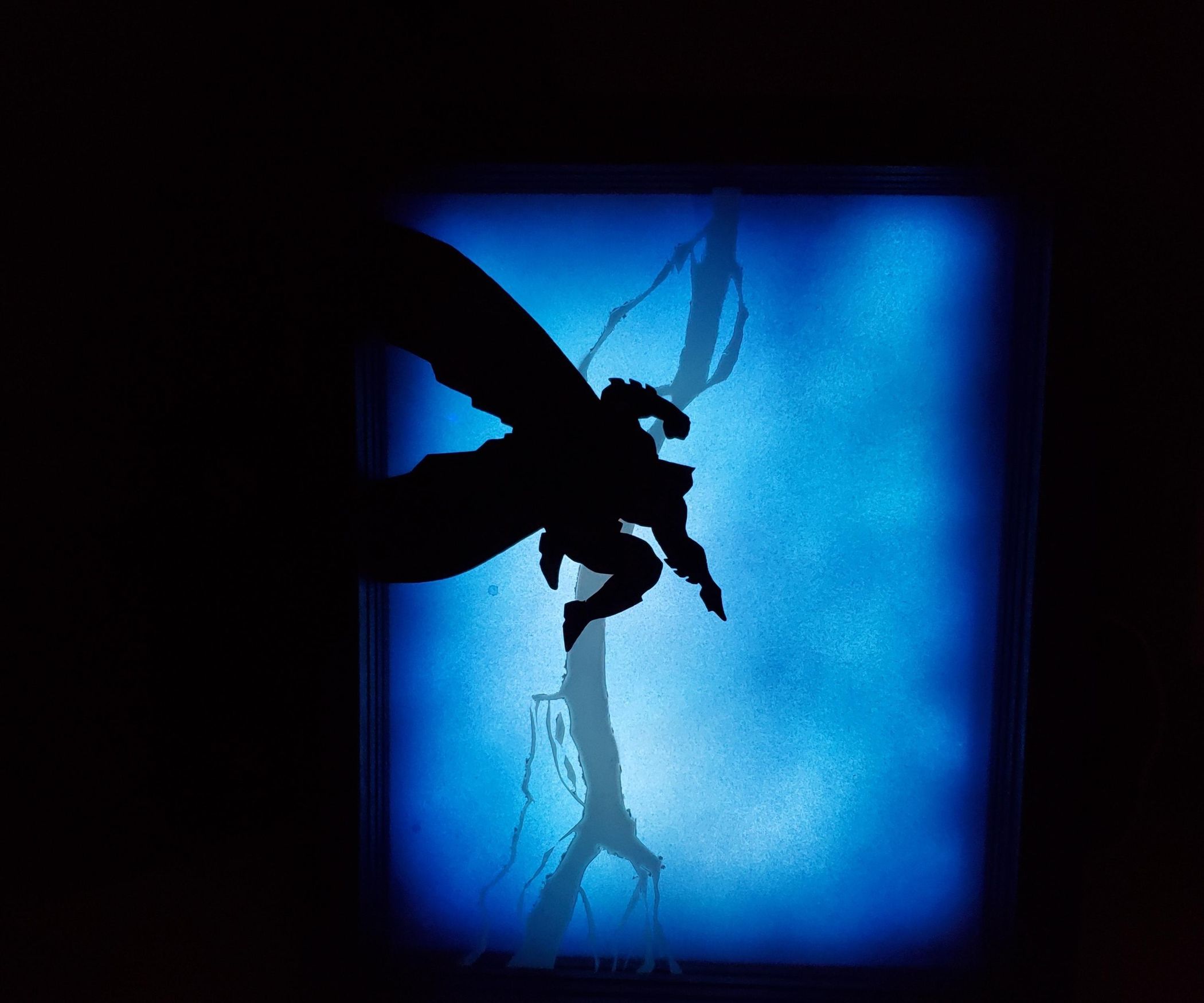 Batman Multi-Layered Glass Cordless LED Night Light : 23 Steps (with ...