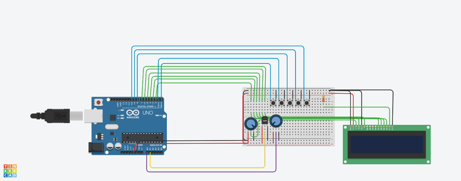 Arduino Smart Watch | Digital Clock, Heart Beat , Temperature Sensor ...