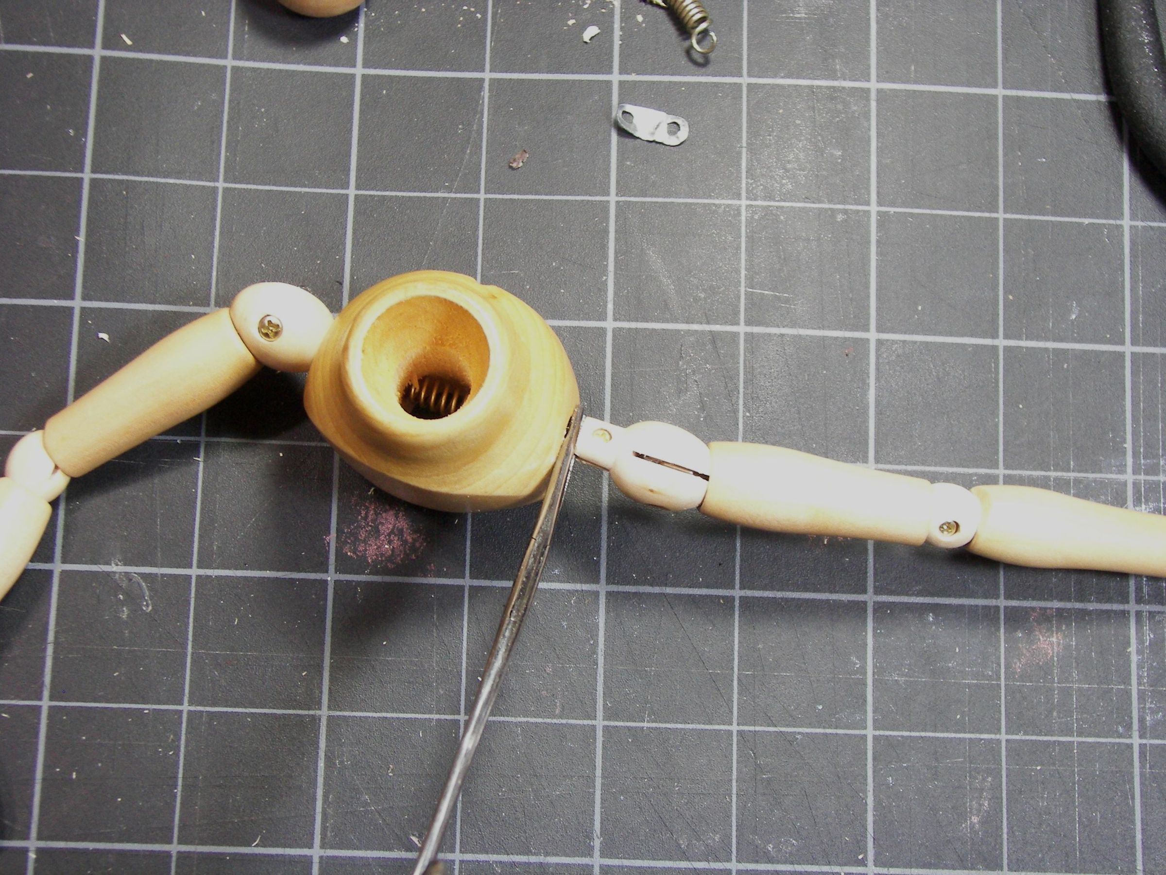 Wood Manikin Figure Lamp With IPad - a DIY Tutorial : 10 Steps (with ...