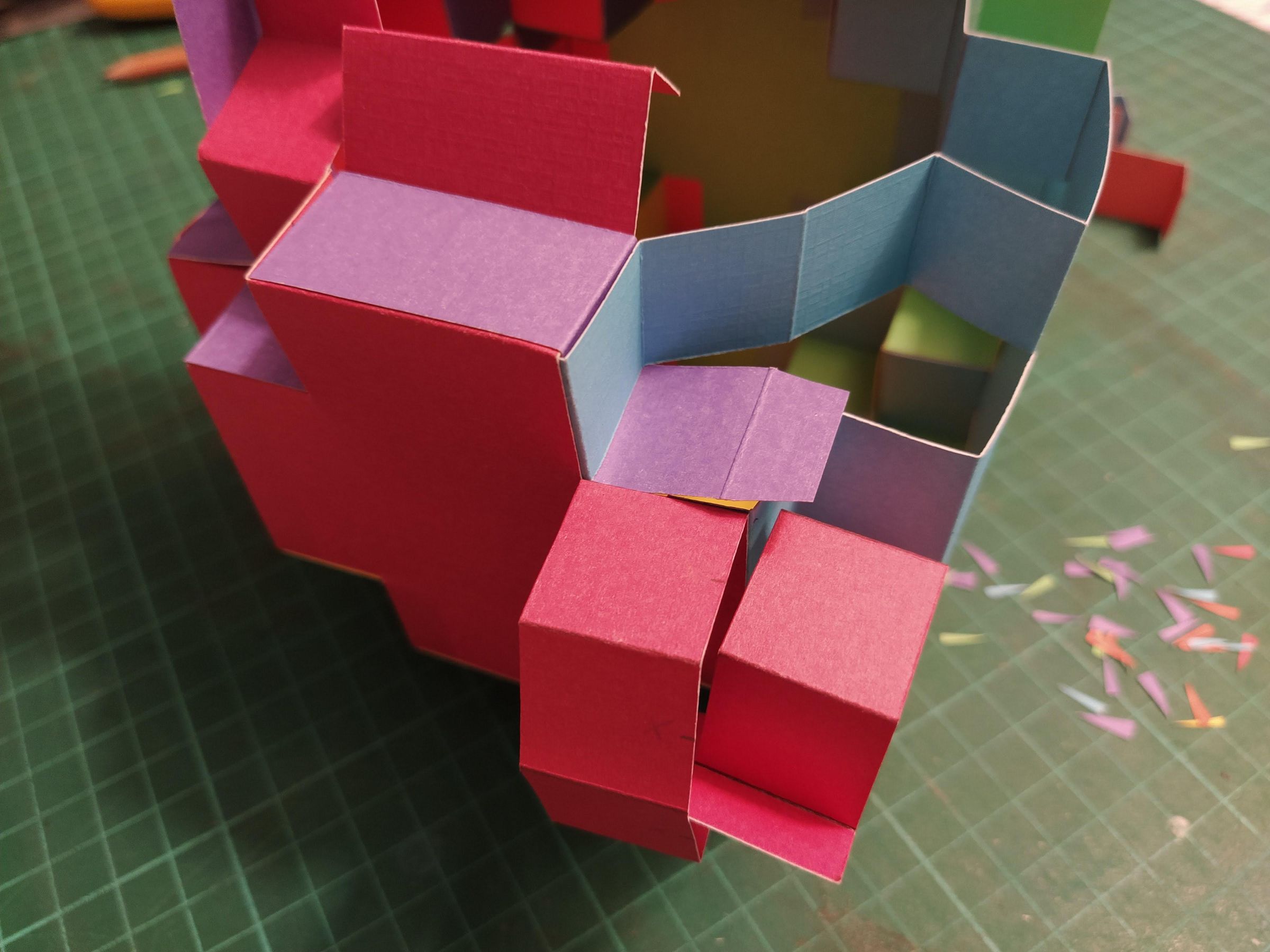 Paper Voxel Sphere : 8 Steps (with Pictures) - Instructables