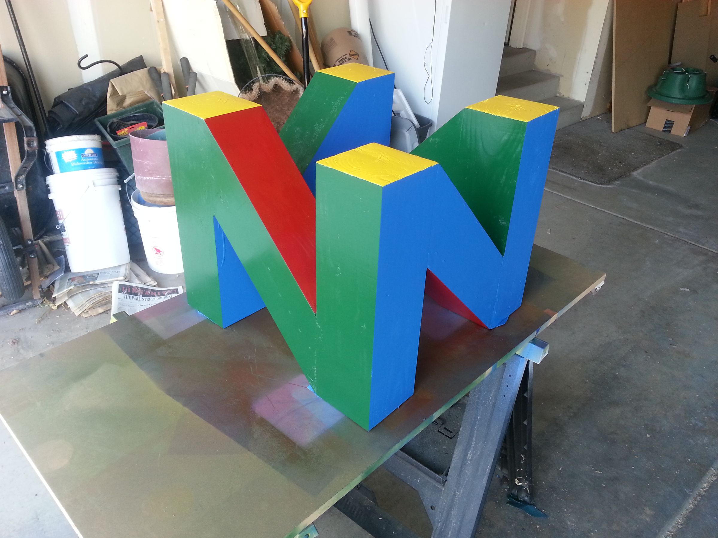 "N" Table - the N64 Logo End Table : 6 Steps (with Pictures ...