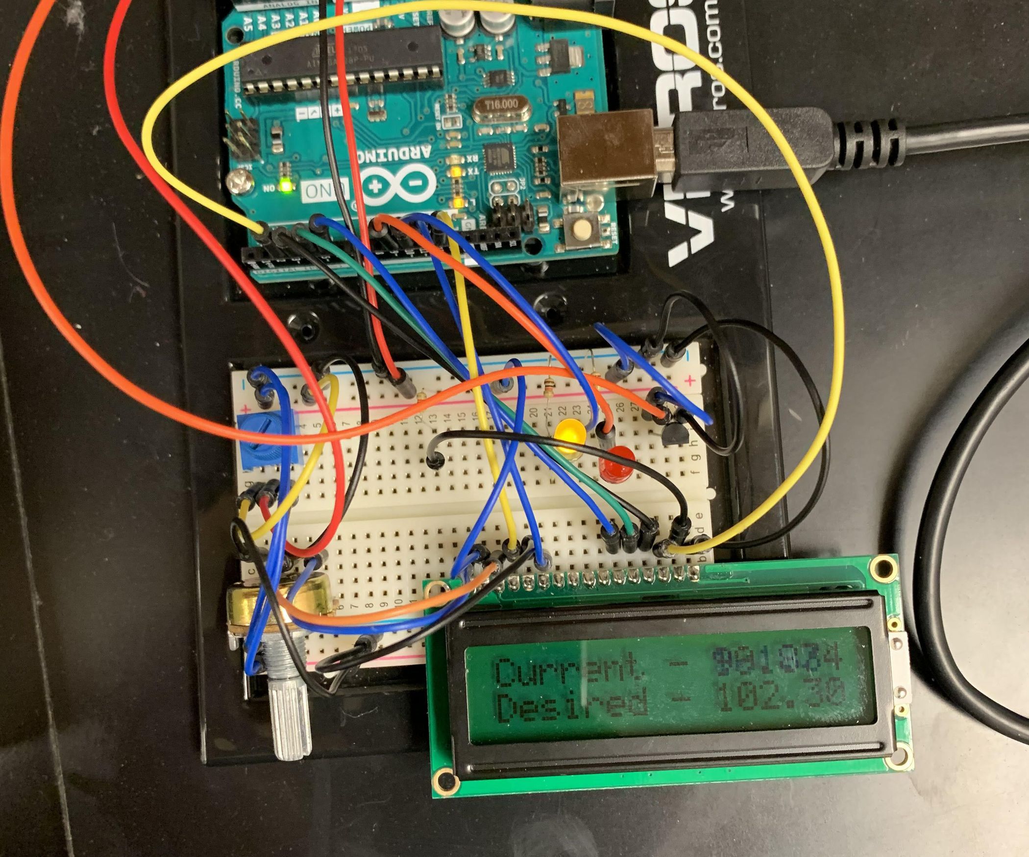 LCD Temperature Sensor - Instructables