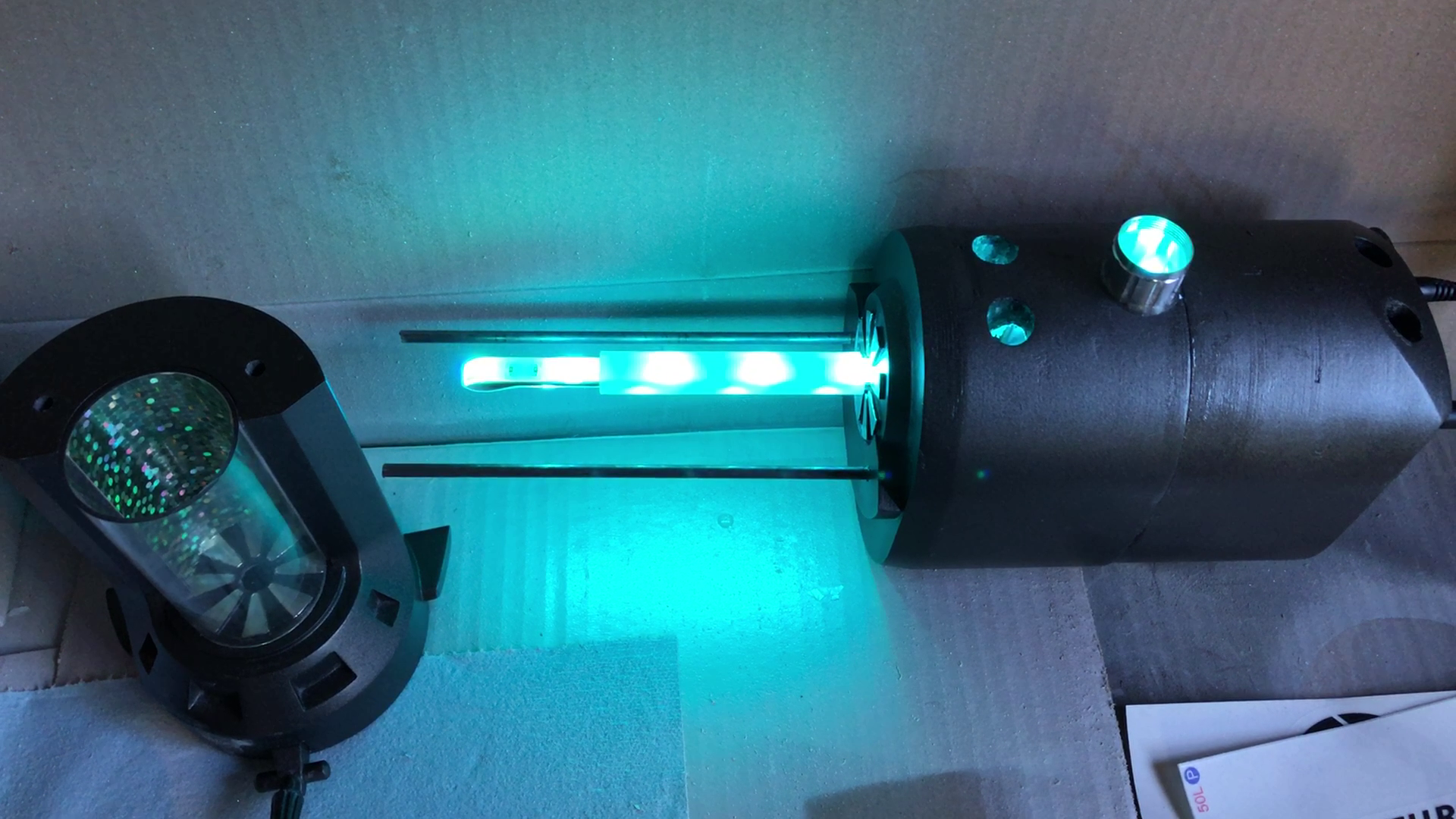 Making a LED Aperture Science Handheld Portal Device : 6 Steps (with ...