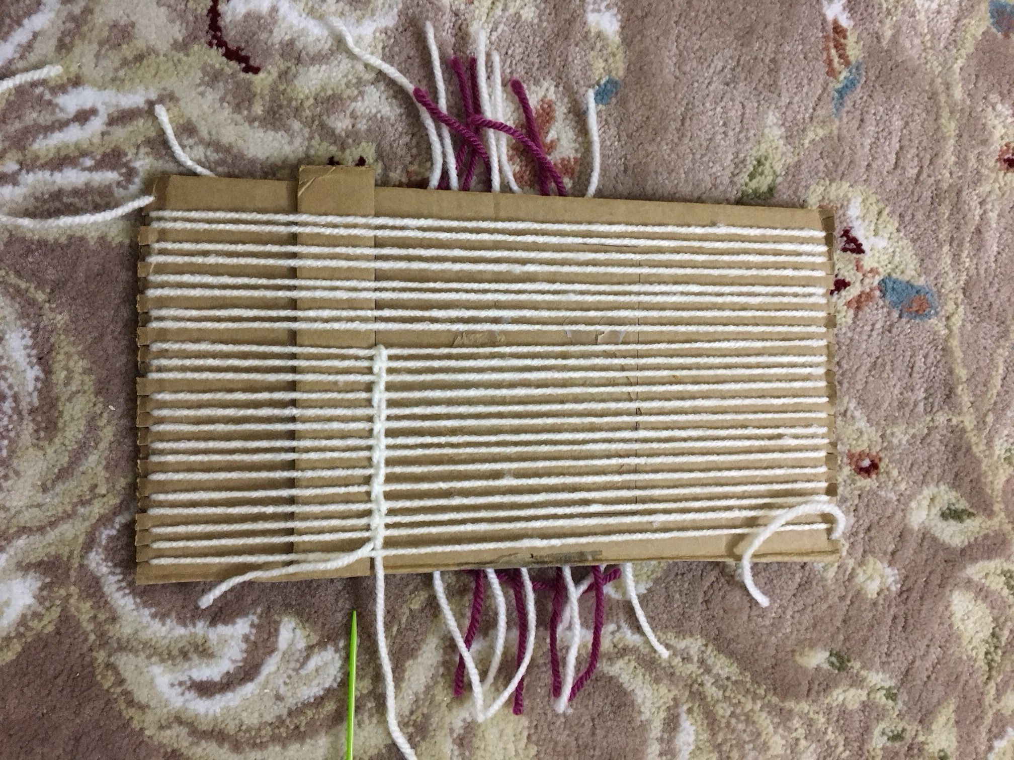 Woven Coasters Using Cardboard As a Loom : 8 Steps (with Pictures ...