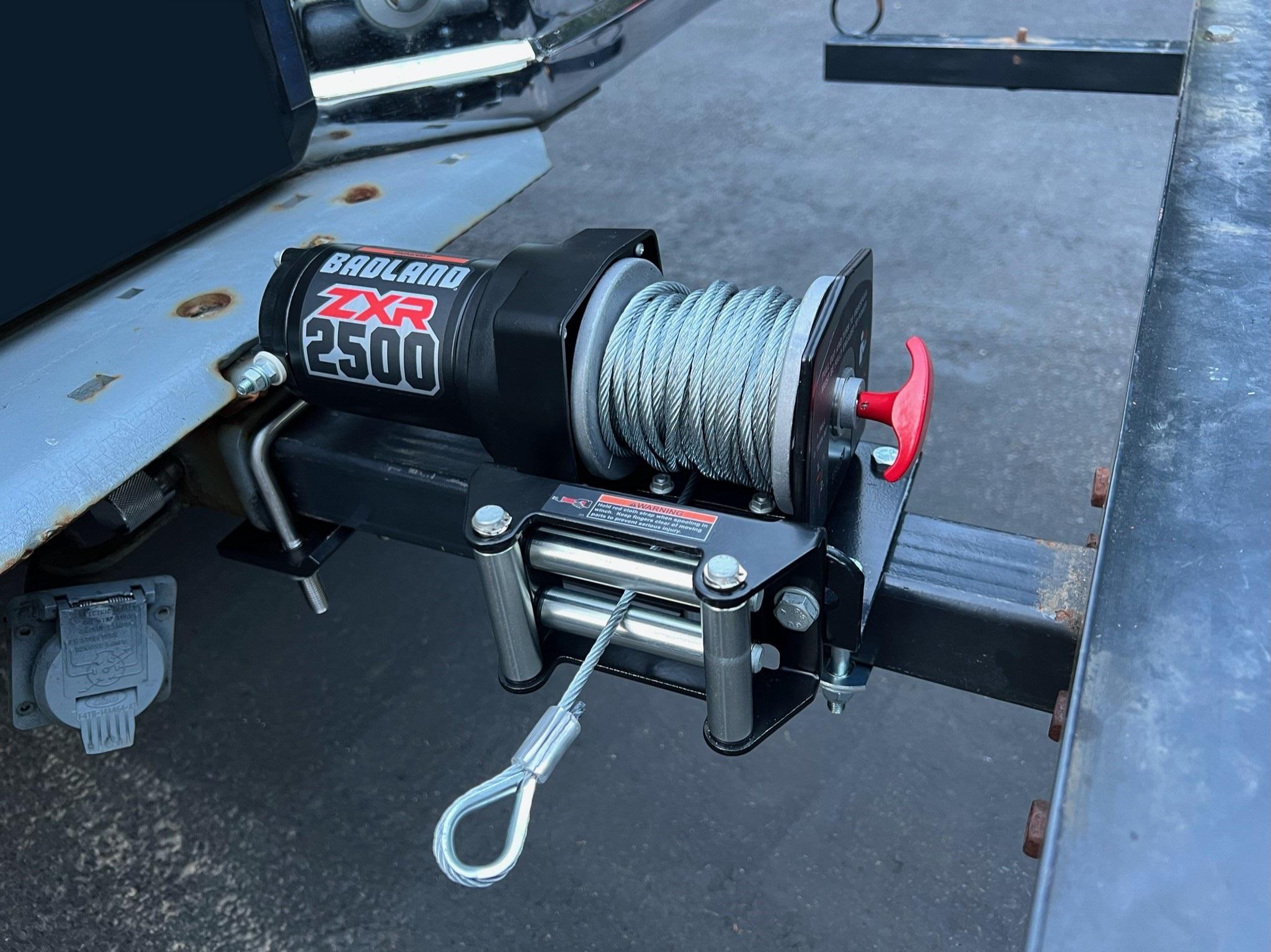 DIY Winch Assisted Motorcycle Hitch Carrier (No-Weld) : 6 Steps (with ...