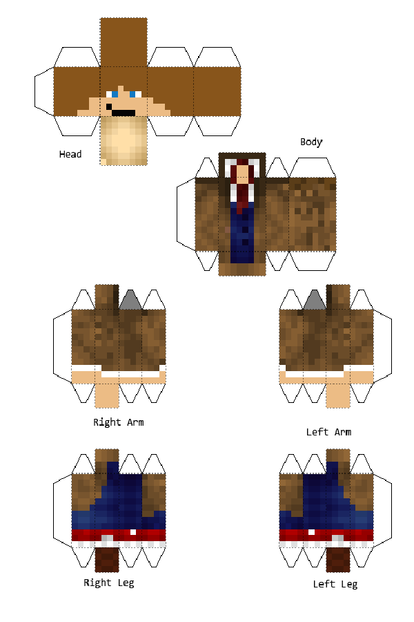 Minecraft Blaze Papercraft